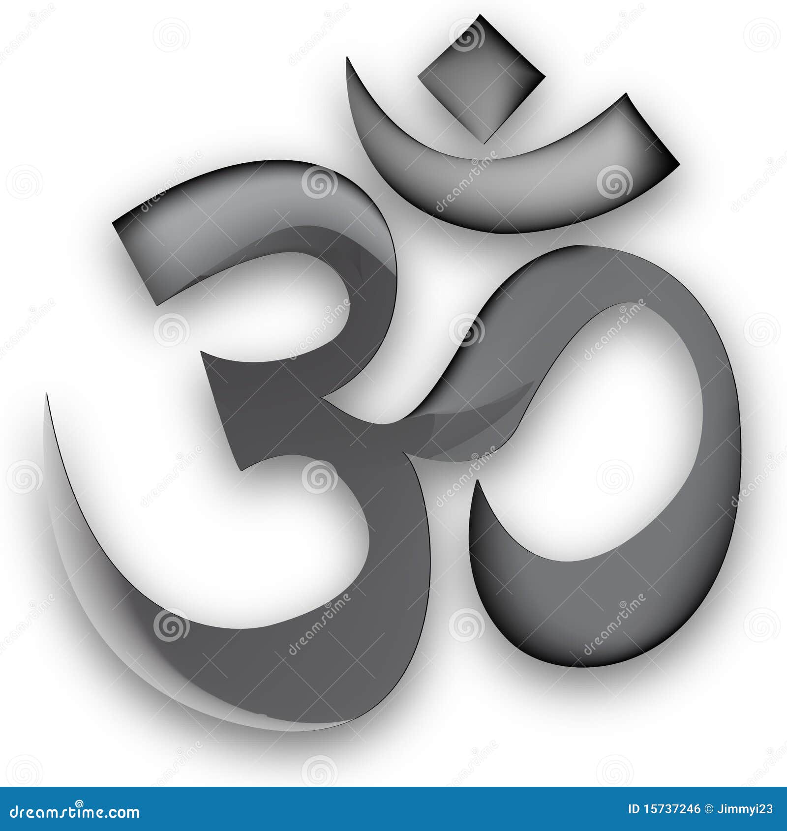 Om stock vector. Illustration of nepal, luck, calligraphy - 15737246