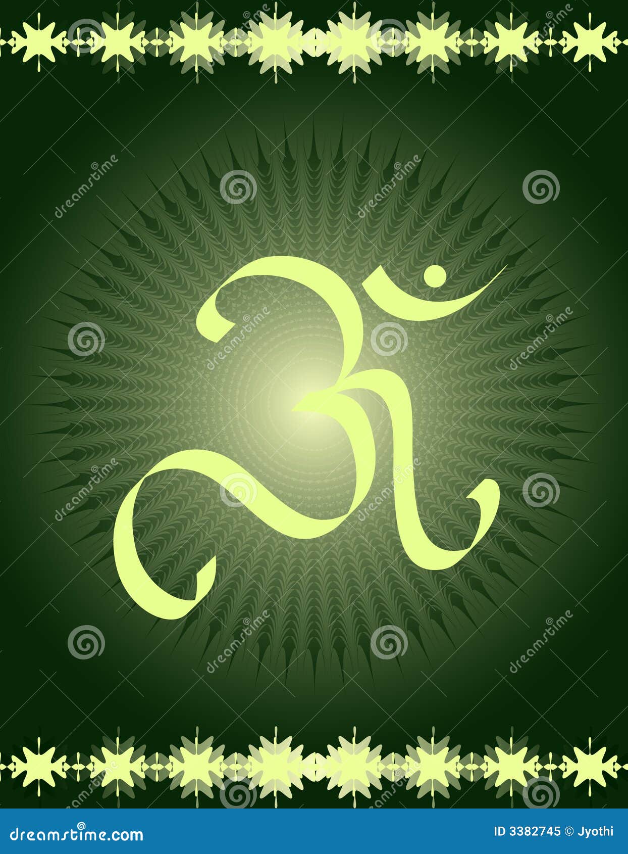 OM- Divine symbol stock illustration. Illustration of design - 3382745