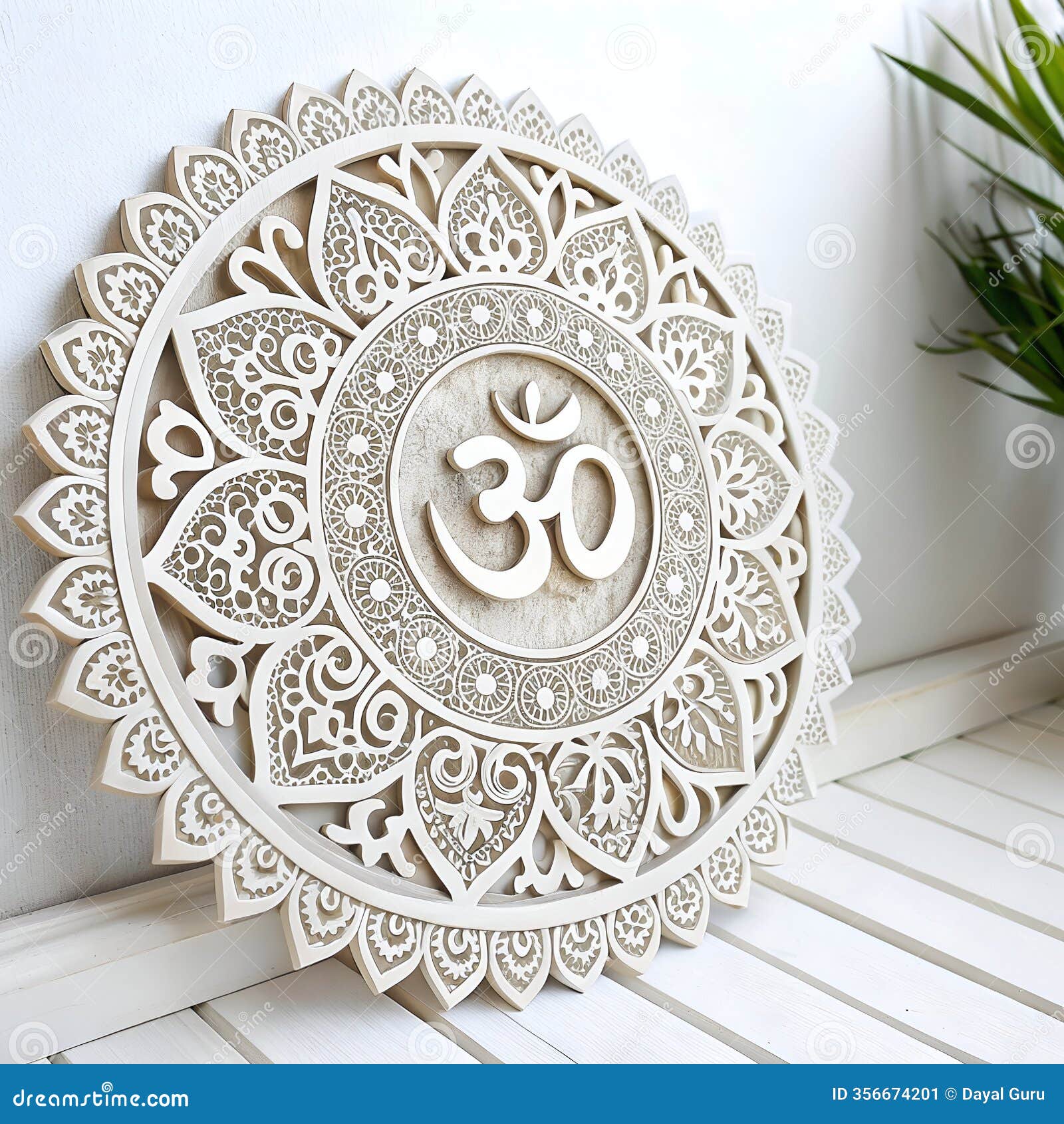 Om Jali Design CNC Cut Pattern Stock Image | CartoonDealer.com #356674201