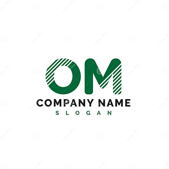 OM Letter Logo Design. OM Letter Logo Vector Illustration - Vector ...