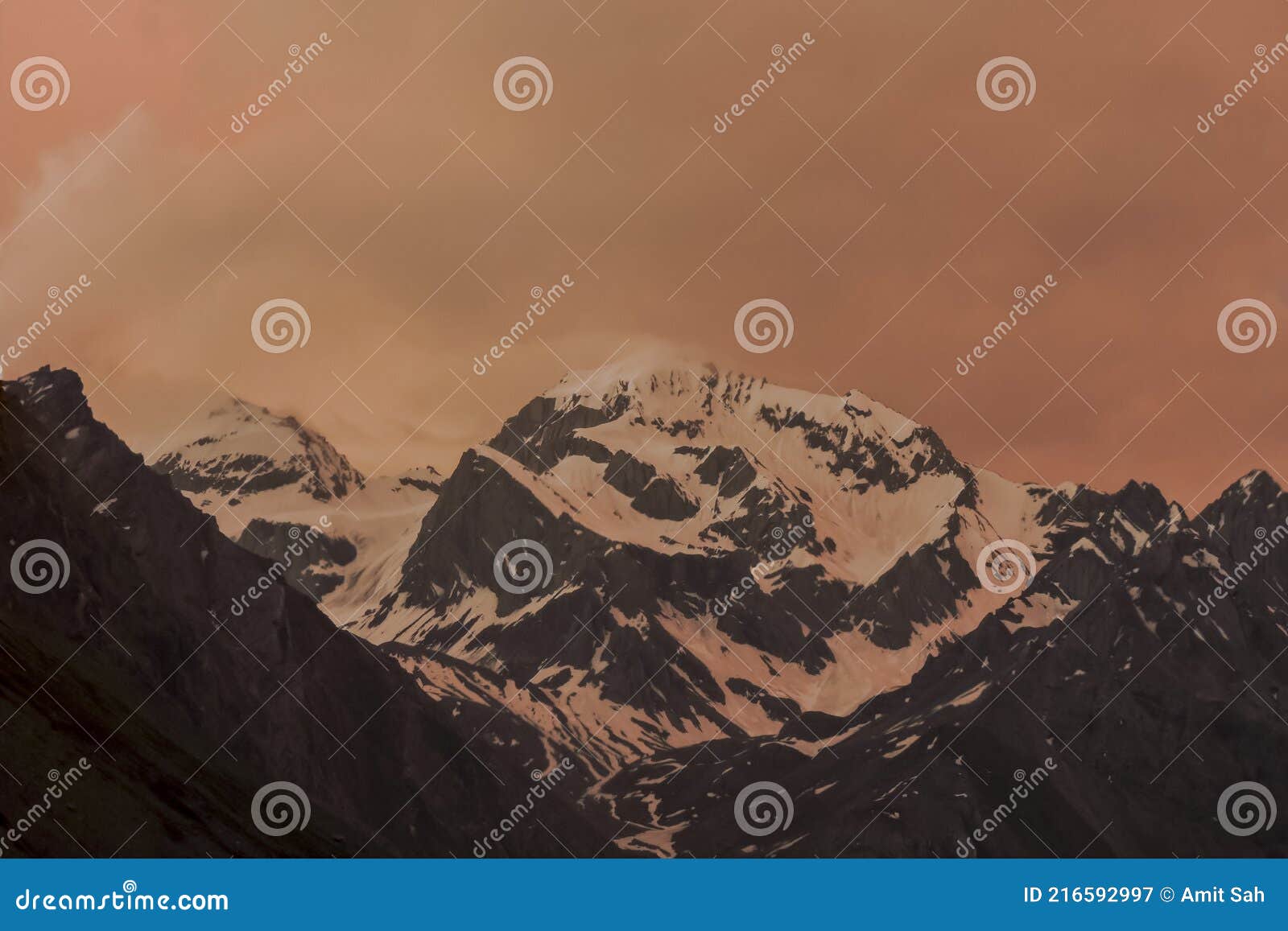 Om Parwat Uttarakhand India Stock Image - Image of parwat, wall: 216592997