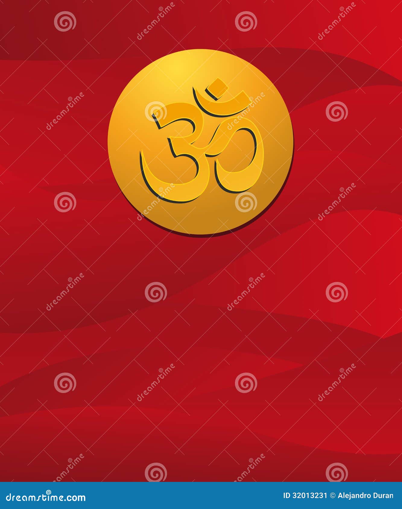 Om sign in red stock vector. Illustration of logo, light - 32013231