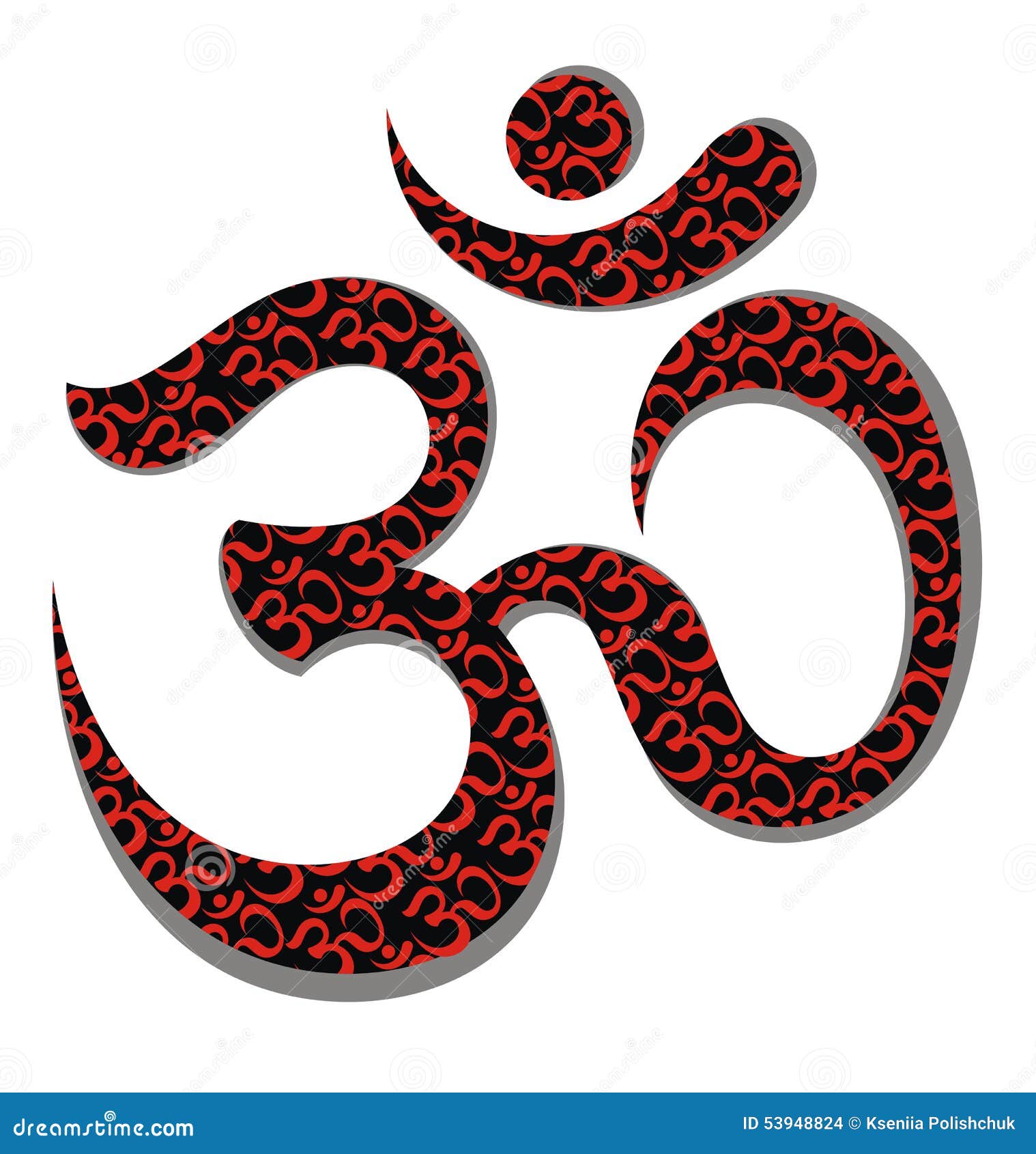 Om sign and symbol stock vector. Illustration of oriental - 53948824
