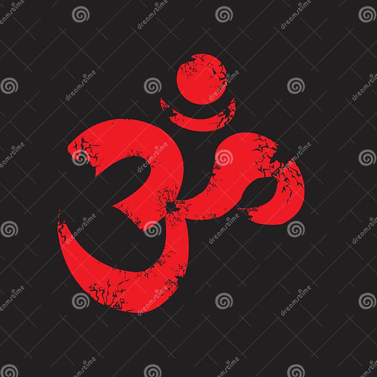 Om sign and symbol stock vector. Illustration of calligraphy - 63122172