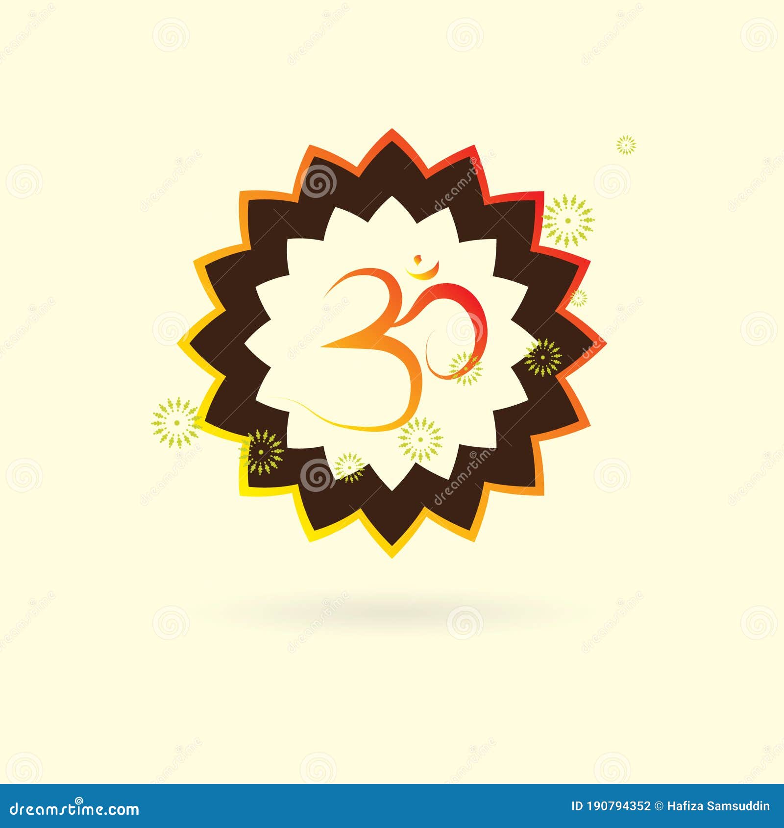 Ham Seed Syllable. Vector Illustration Decorative Design ...