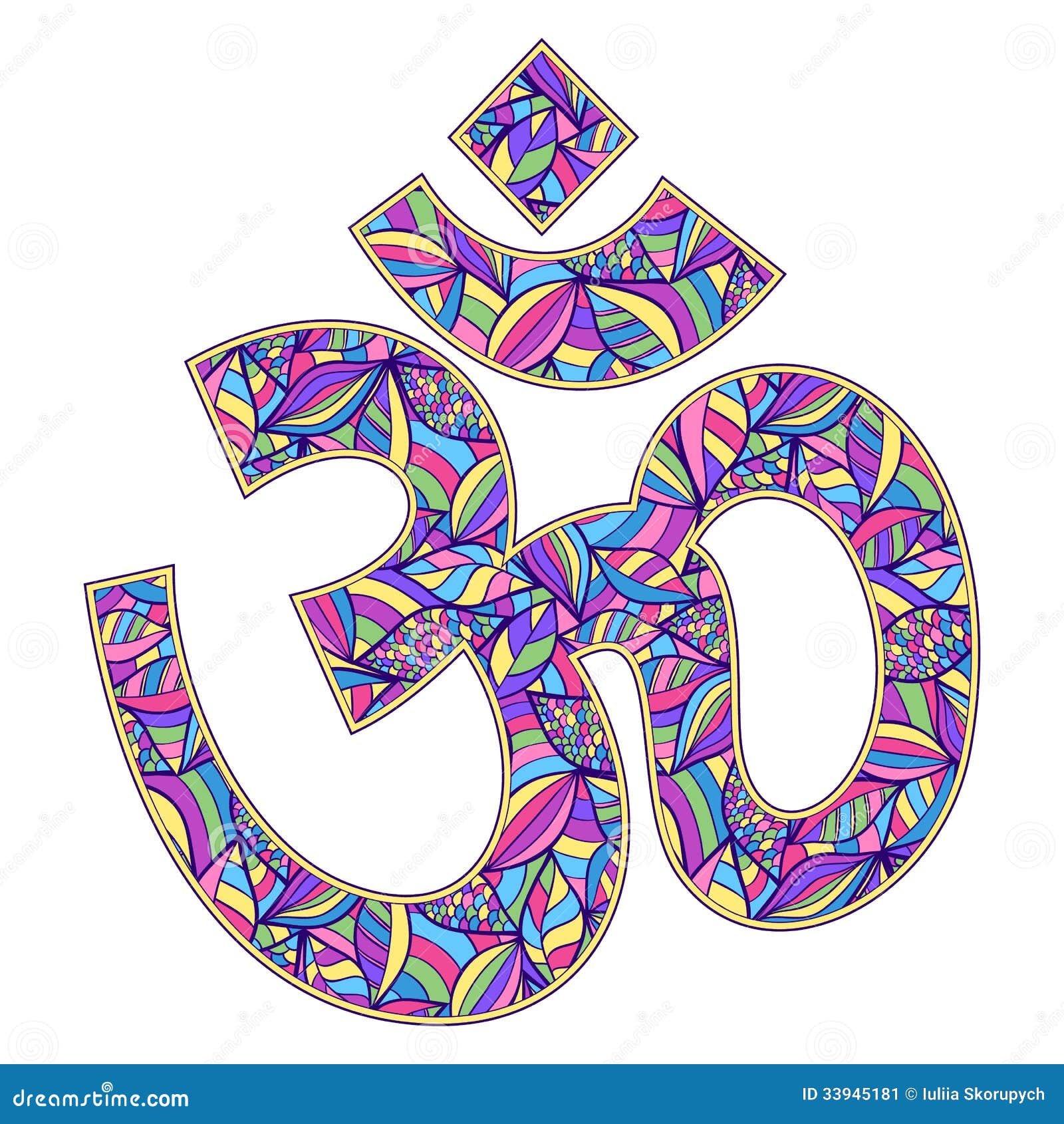 OM-Symbol vektor abbildung. Illustration von ikonen, getrennt - 33945181