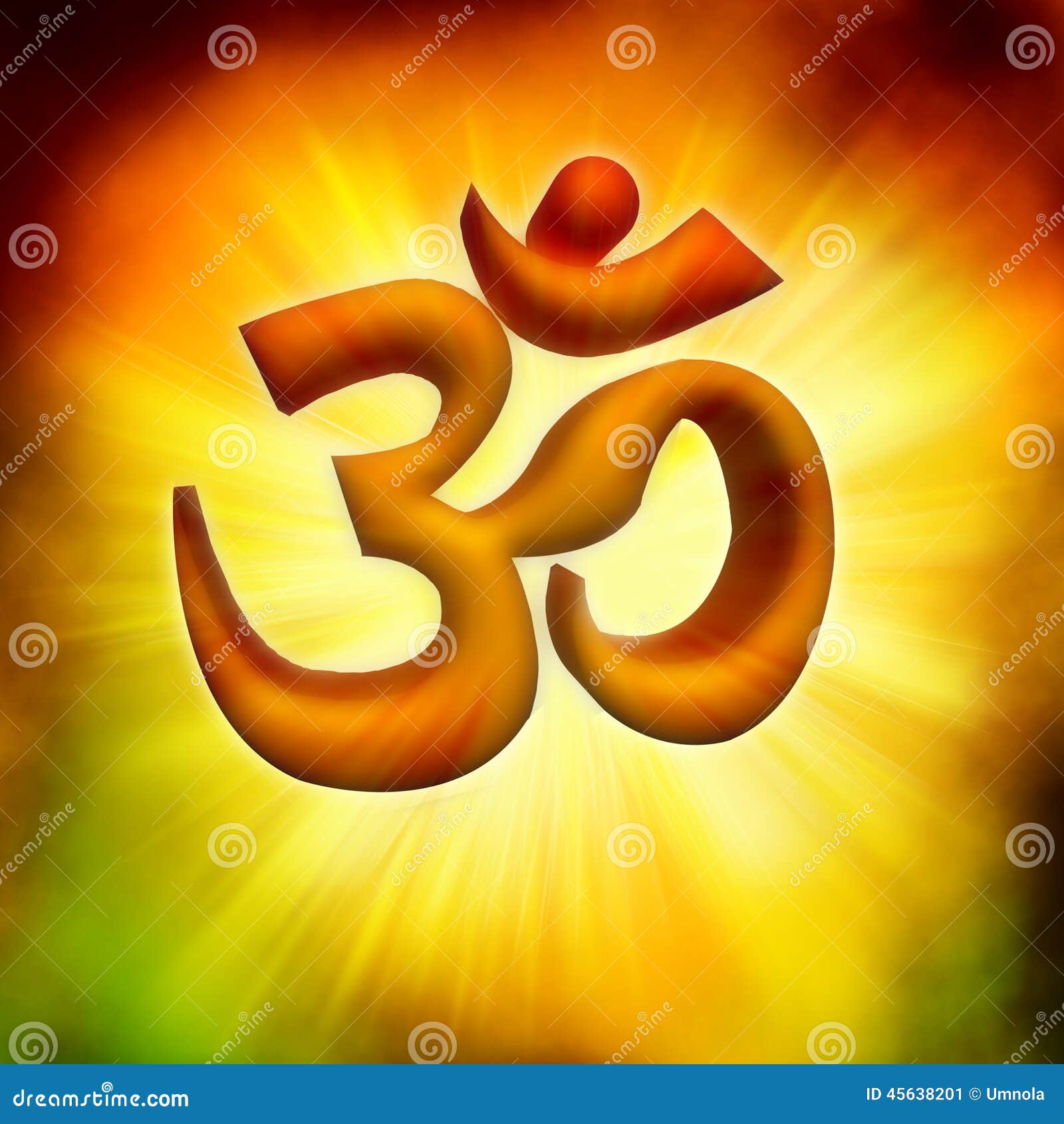 OM Symbol Royalty-Free Cartoon | CartoonDealer.com #45638201