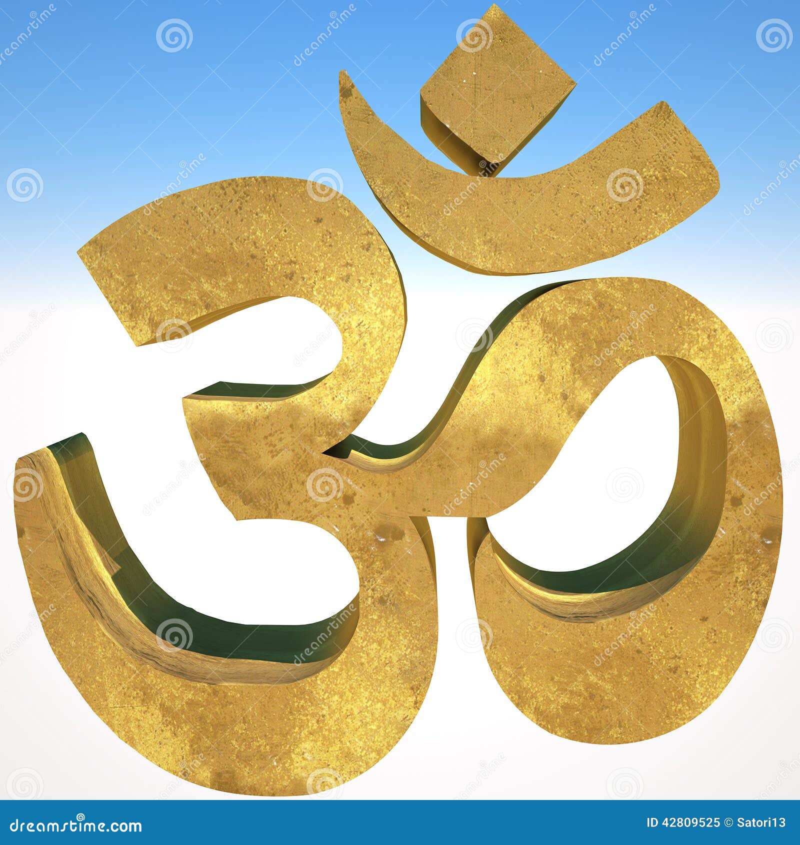 Om symbol stock image. Image of hinduism, healthy, ceremony - 42809525
