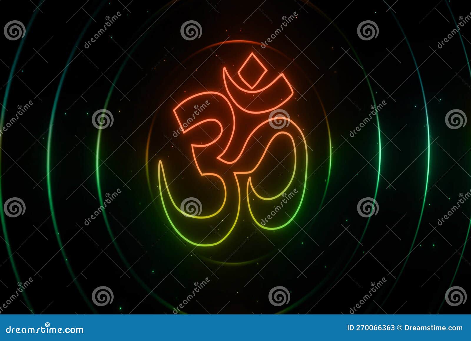 Om Symbol Neon Icon. Blue Neon Icon Stock Image Stock Illustration ...