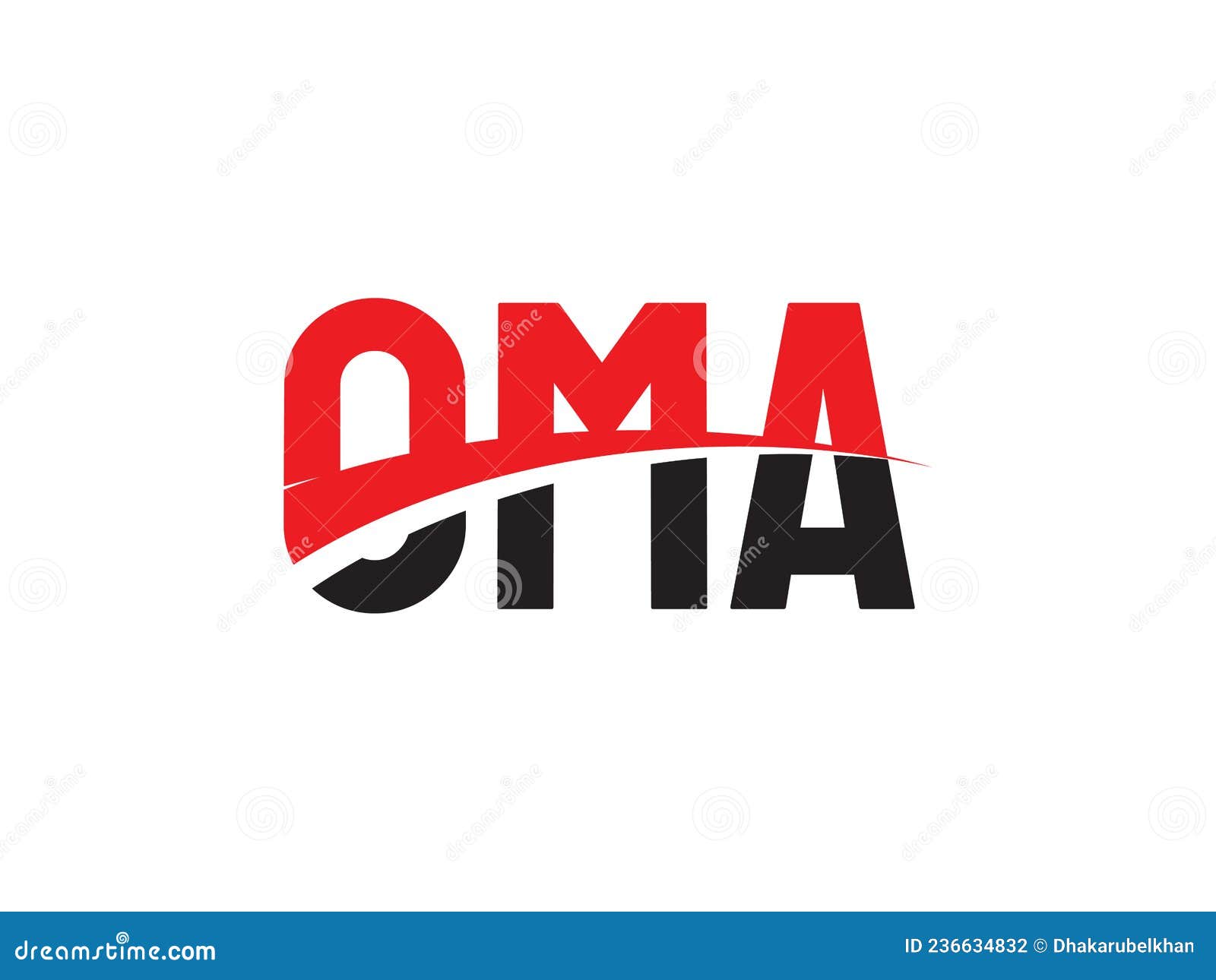OMA Letter Initial Logo Design Vector Illustration Stock Vector ...