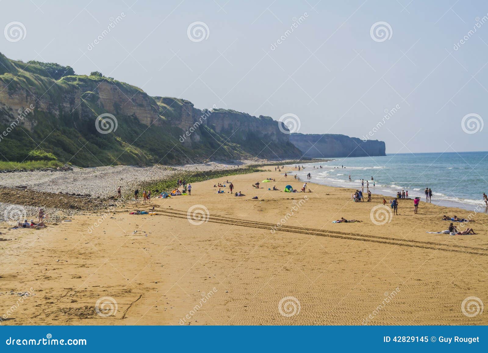 Omaha Beach editorial image. Image of normandy, norman - 42829145