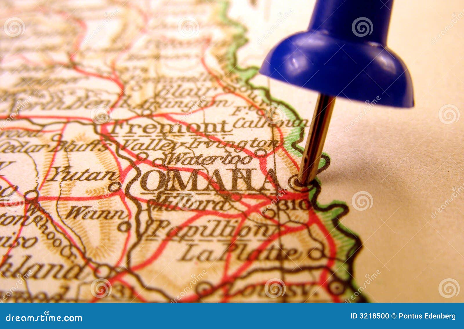 Omaha, Nebraska stock photo. Image of state, maps, geography - 3218500