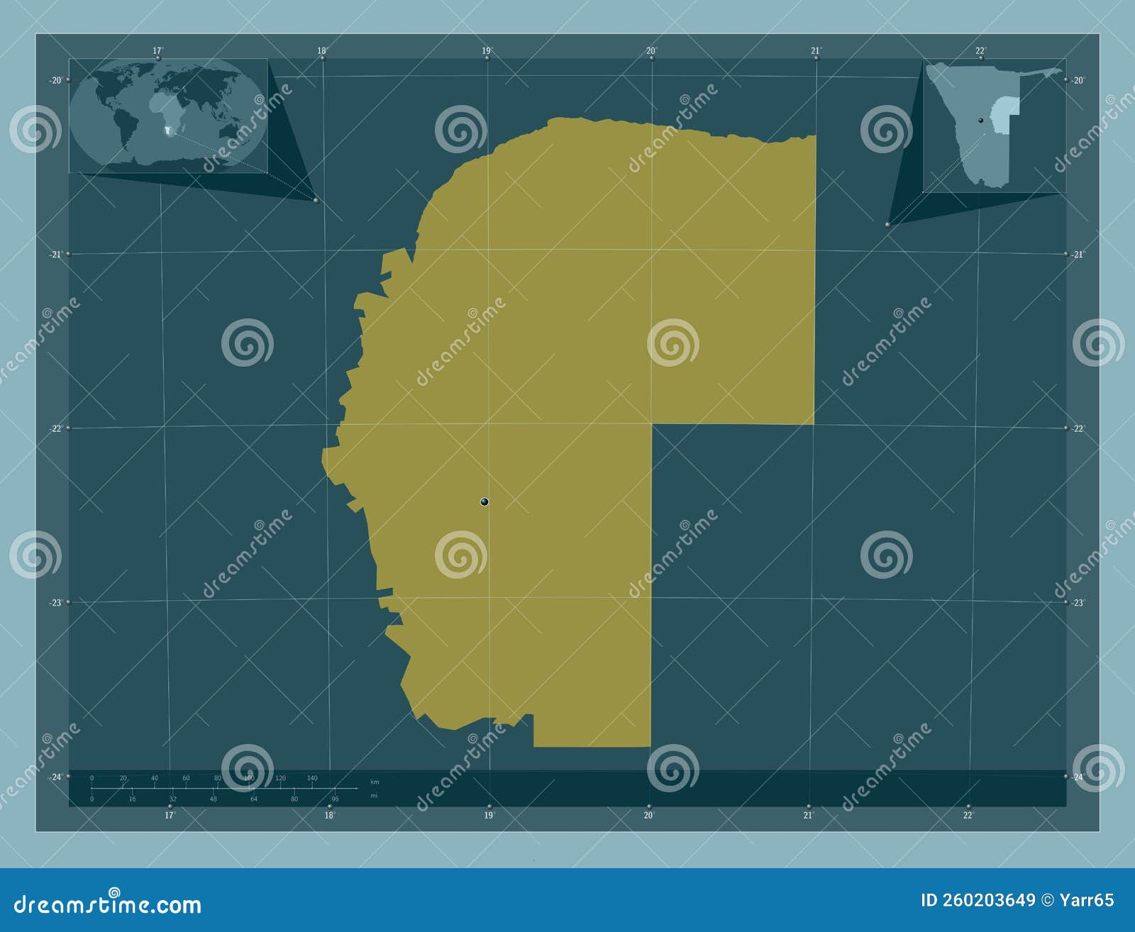 Omaheke, Namibia. Solid. Capital Stock Illustration - Illustration of ...