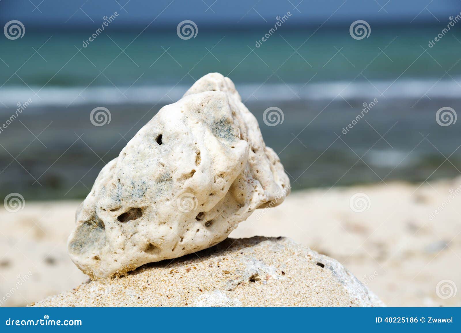 Oman beach stone stock photo. Image of relax, season - 40225186