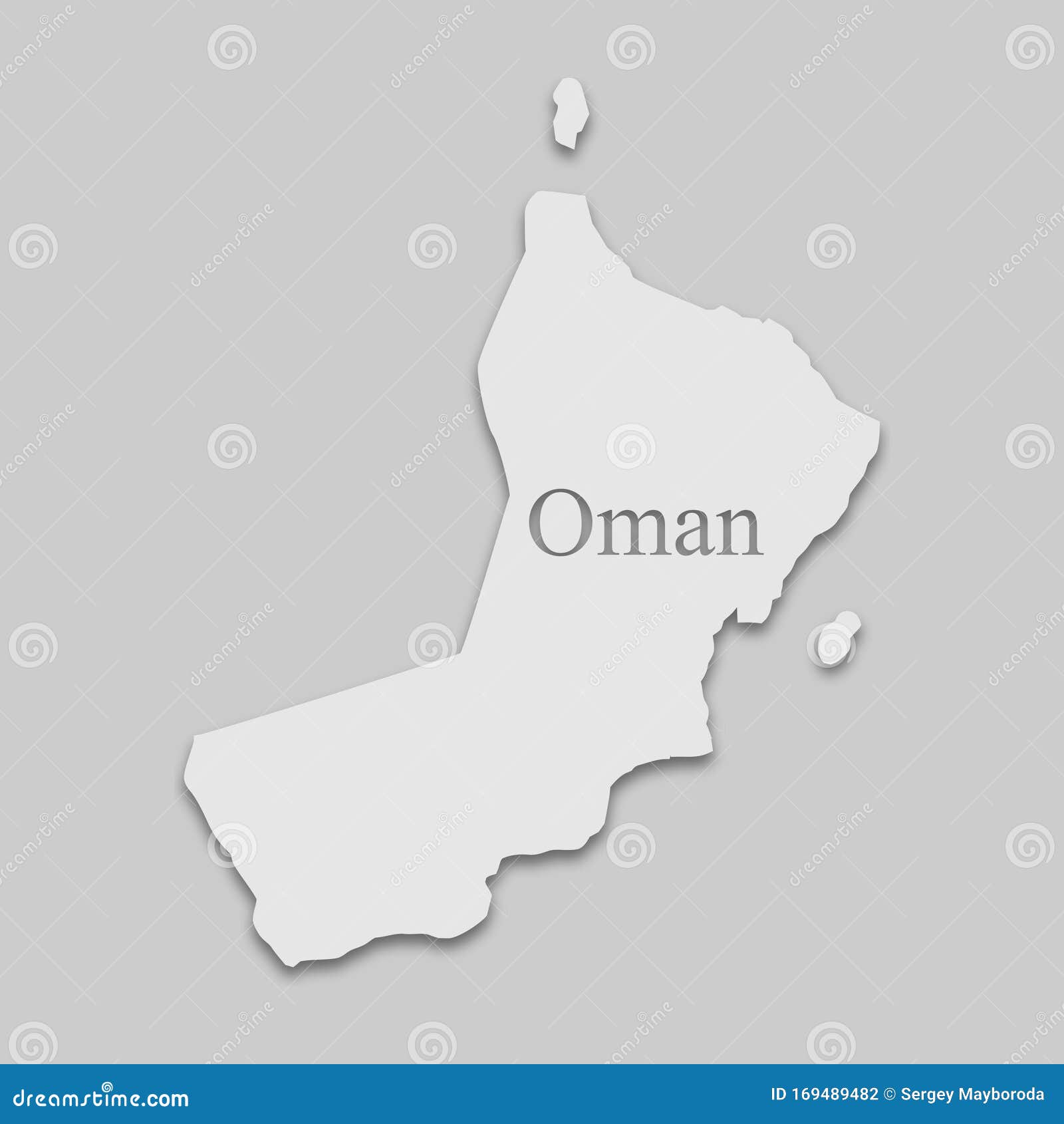 Oman map stock vector. Illustration of national, muslim - 169489482