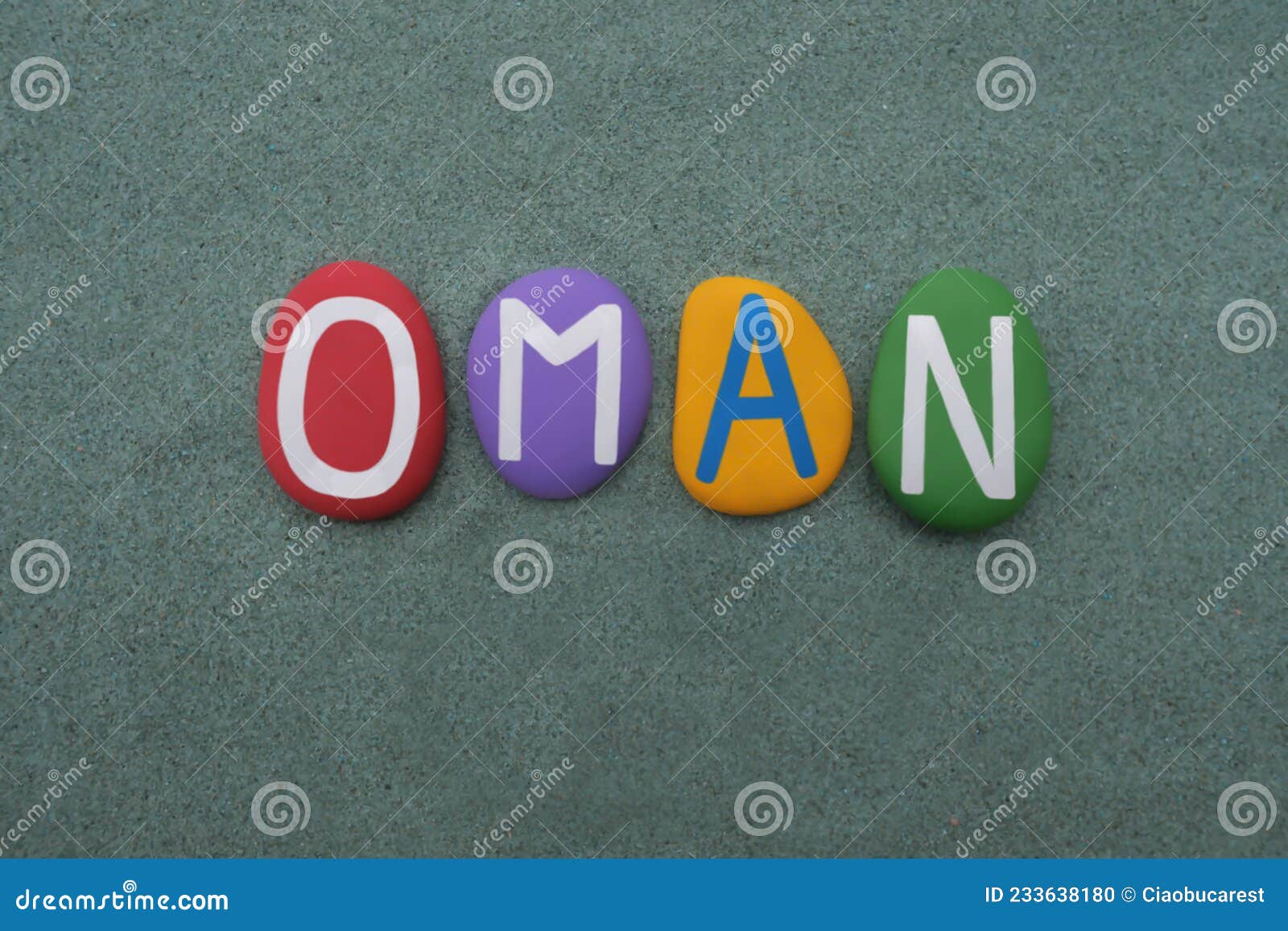 Oman, Officially the Sultanate of Oman, Souvenir Composed with Multi ...