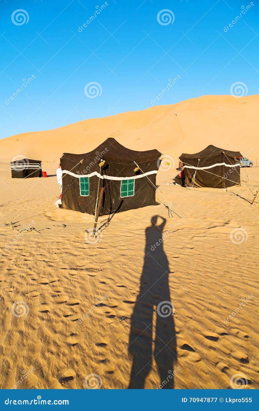 In Oman the Old Desert Empty Stock Image - Image of journey, poverty ...