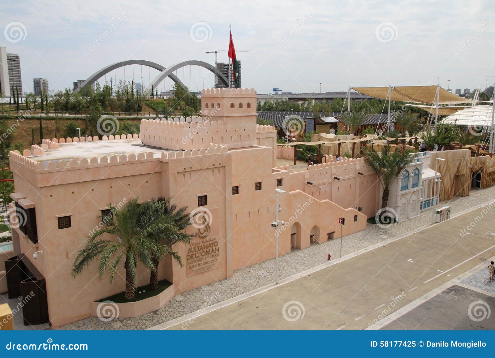 Oman pavilion editorial image. Image of pavilion, expo - 58177425