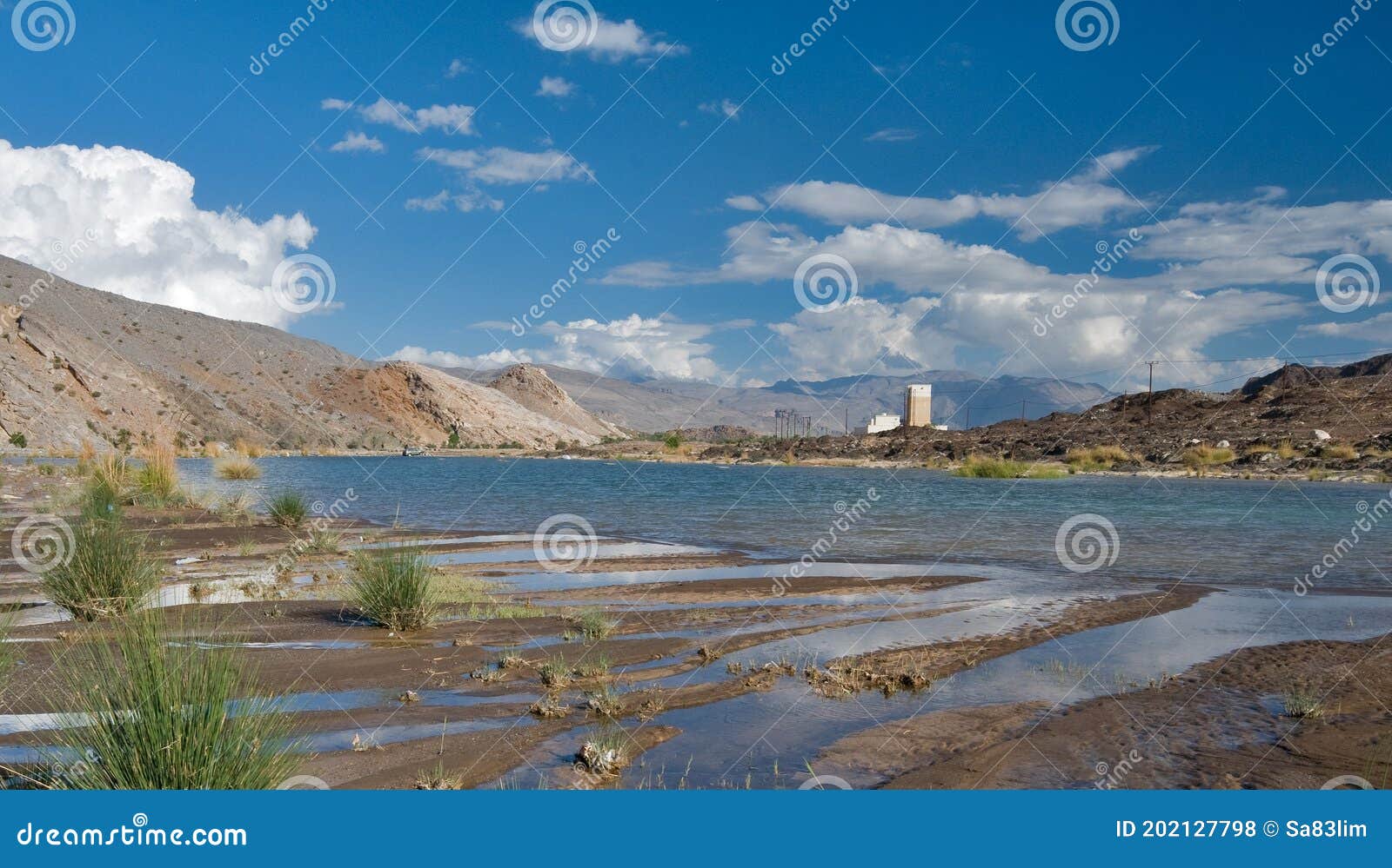 Oman wadi landscape stock photo. Image of river, oman - 202127798