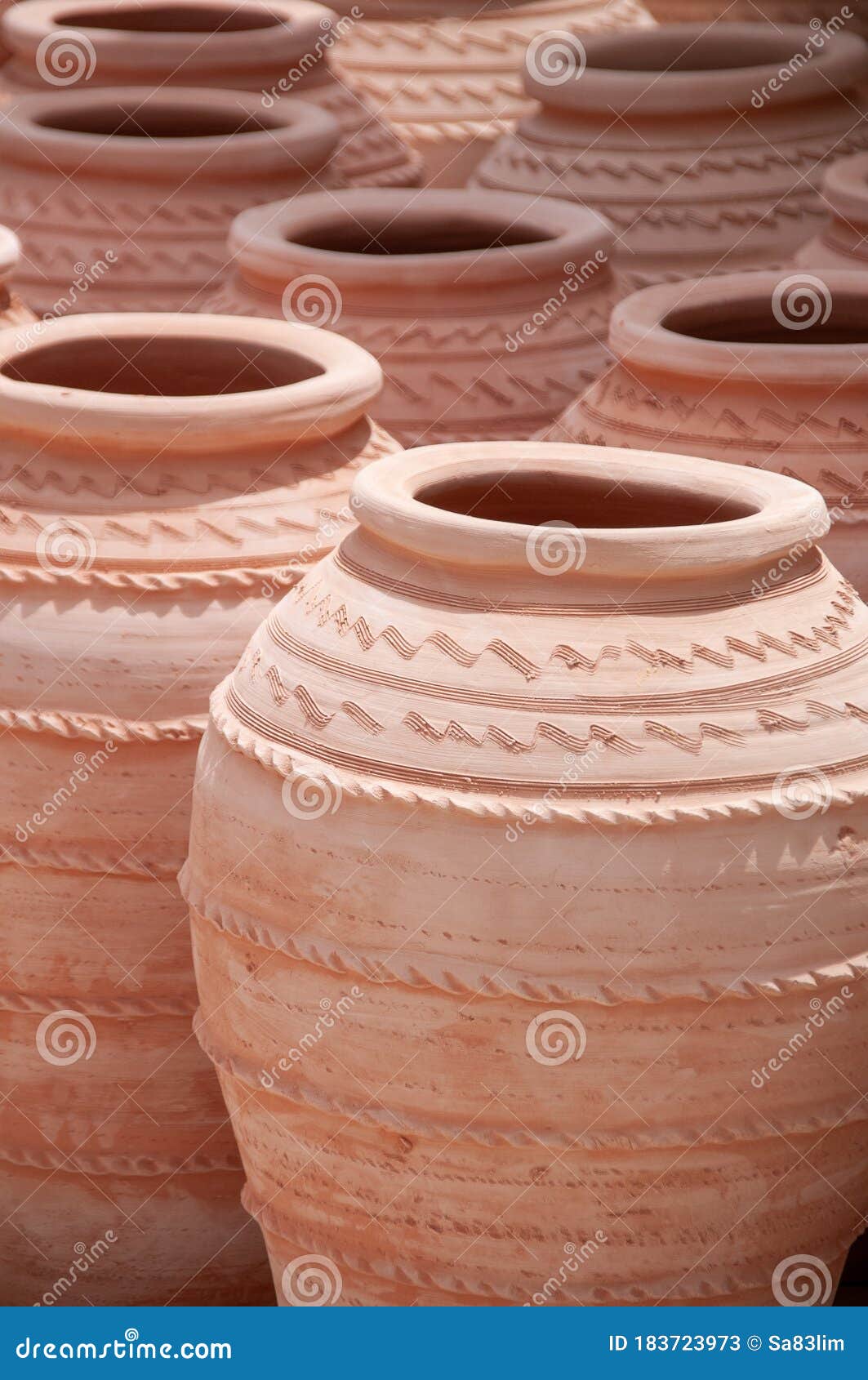 Clay pots Oman stock image. Image of oman, pots, pattern - 183723973 Clay pots Oman stock image. Image of oman, pots, pattern - 183723973