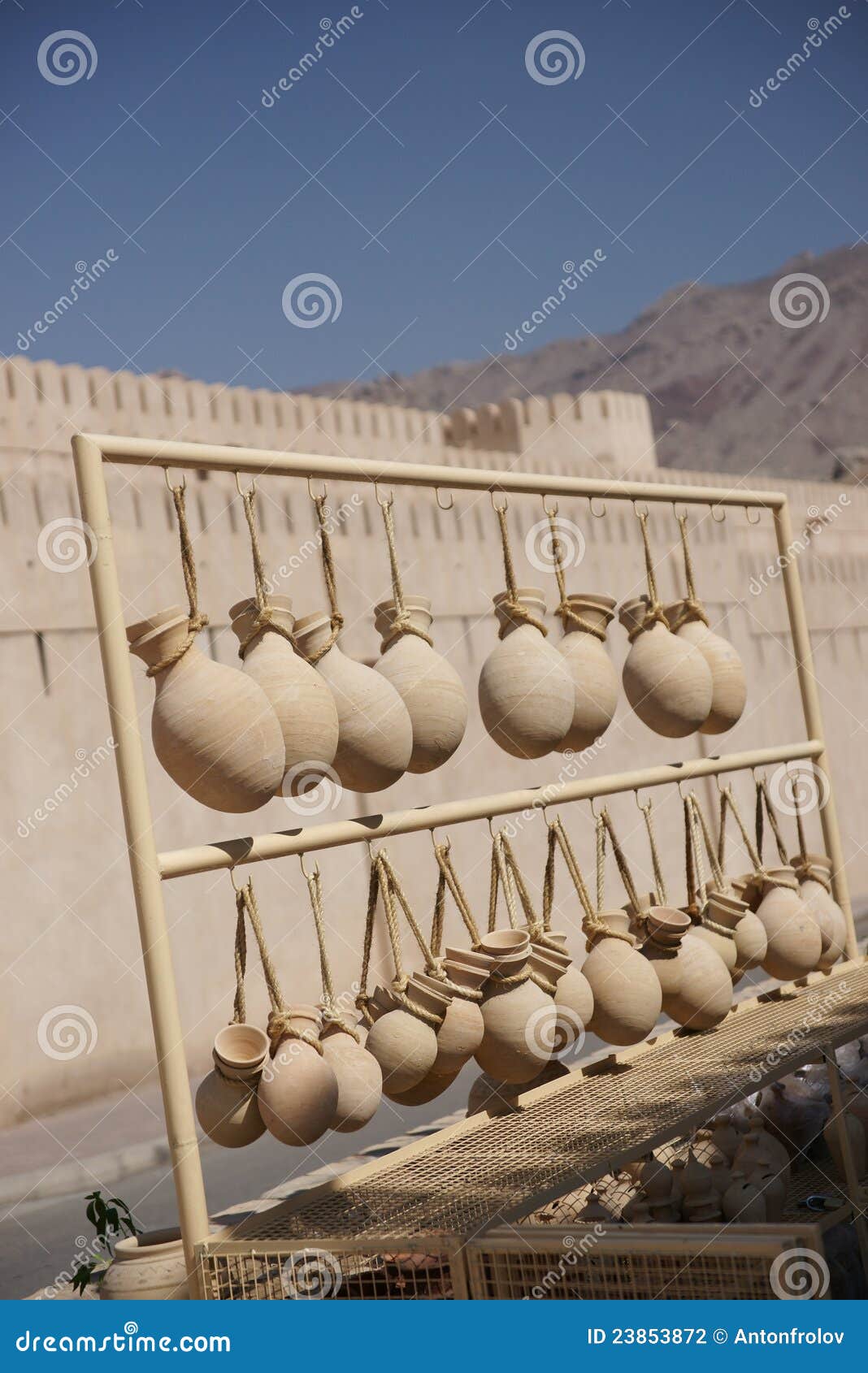 Omani Traditional Handicrafts Stock Photo - Image of middle, muscat ...