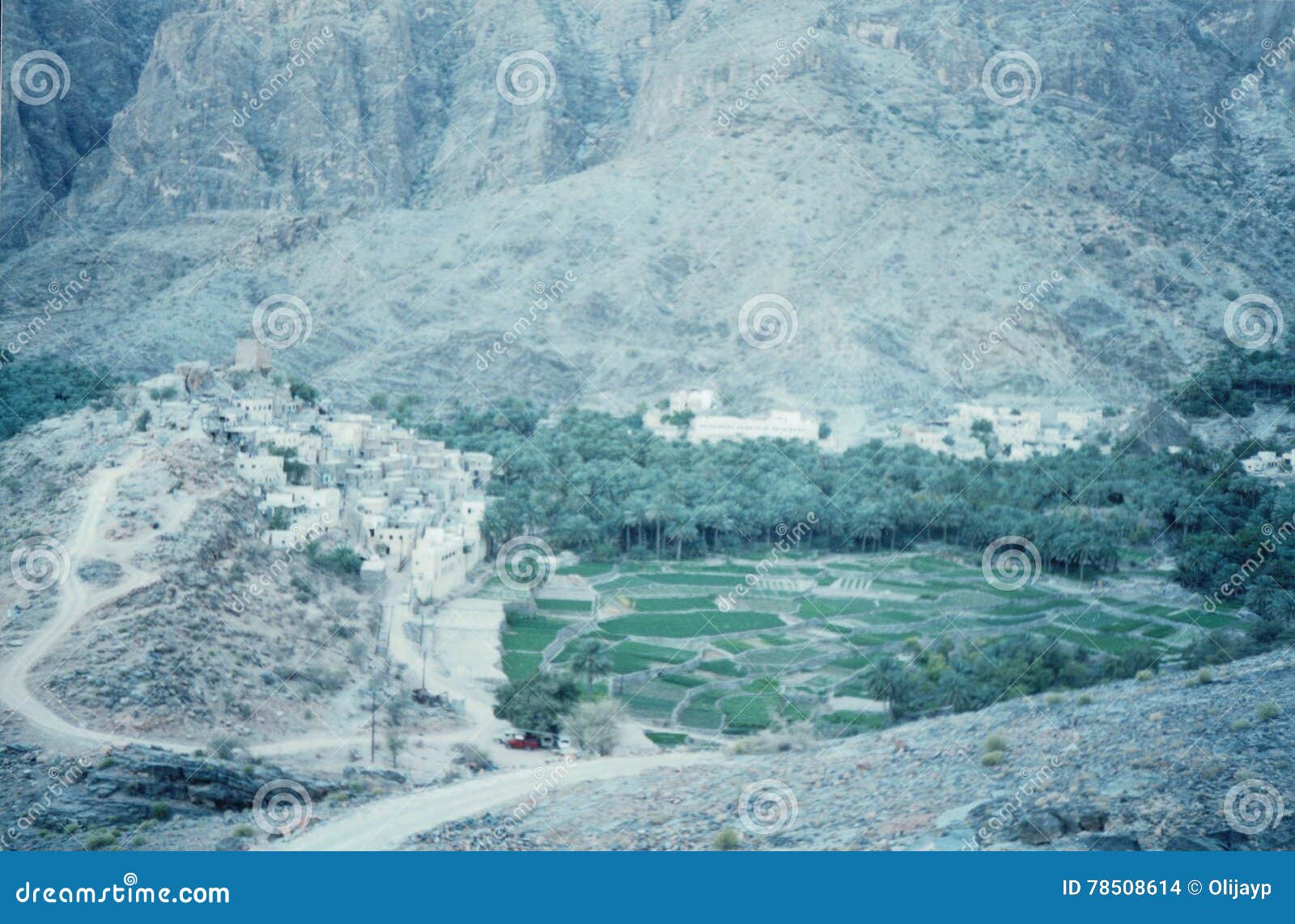 Omani village stock photo. Image of village, lost, omani - 78508614