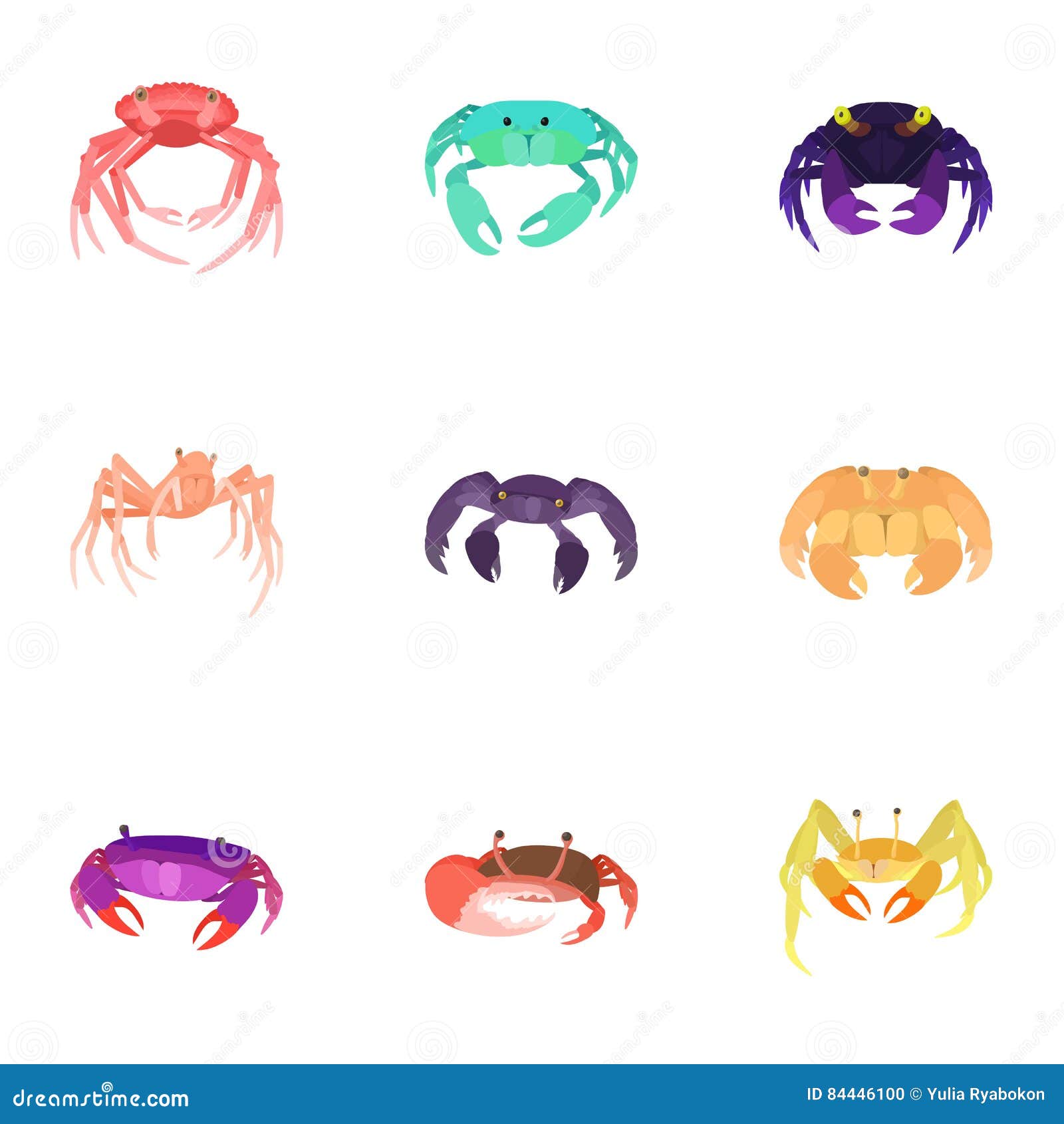 Omar Icons Set, Cartoon Style Stock Vector - Illustration of menu ...