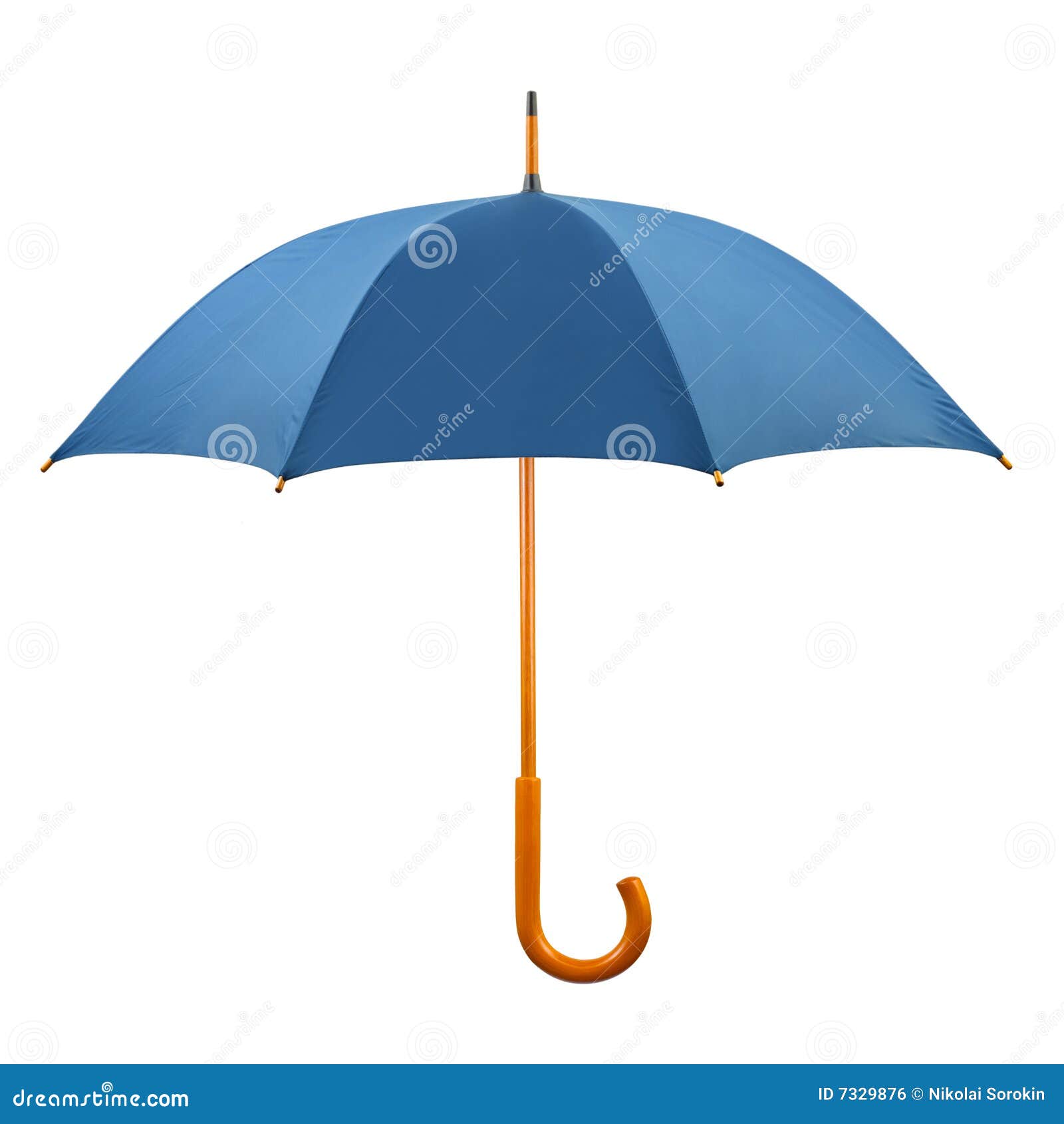Ombrello aperto fotografia stock. Immagine di arancione - 7329876