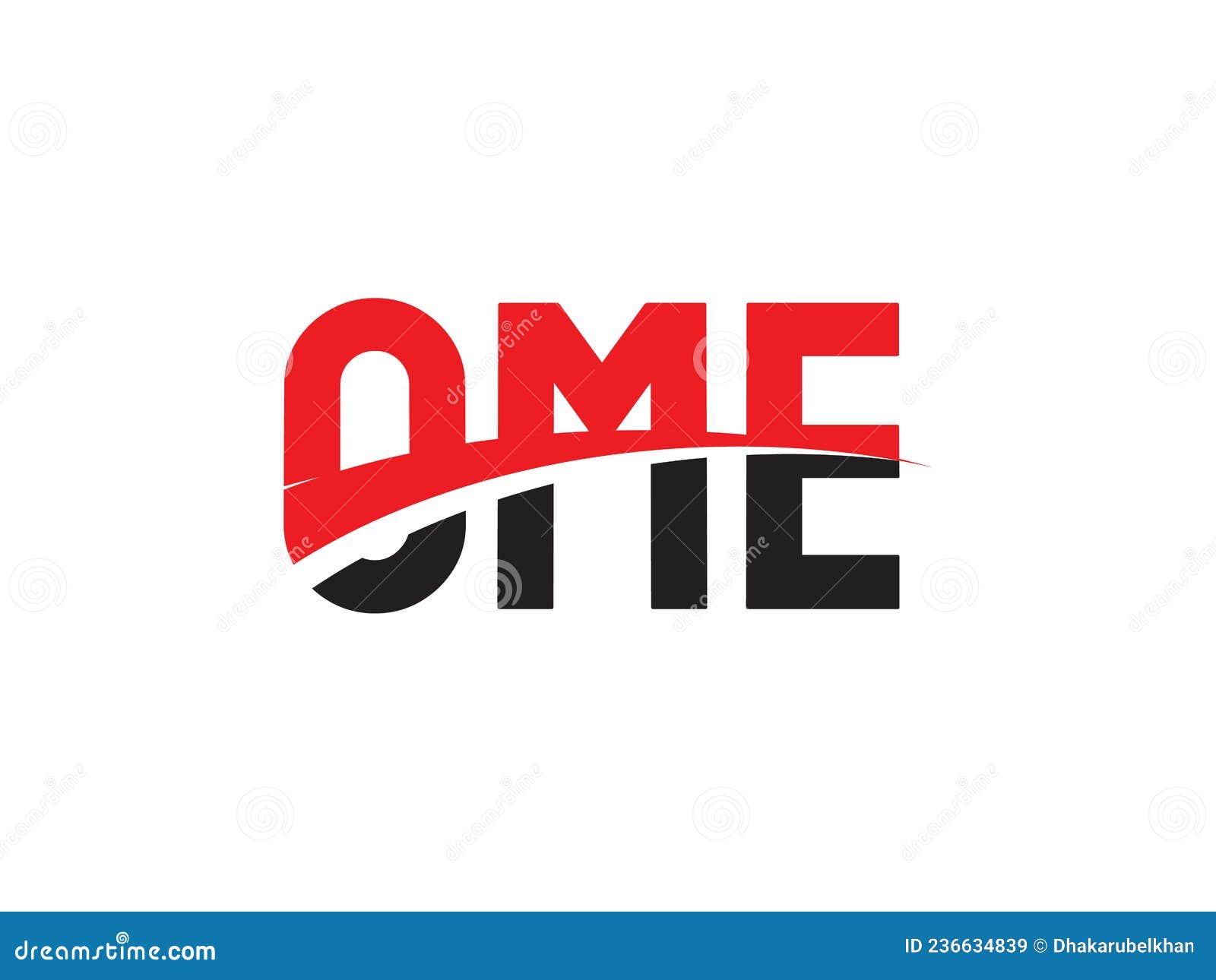 OME Letter Initial Logo Design Vector Illustration Stock Vector ...