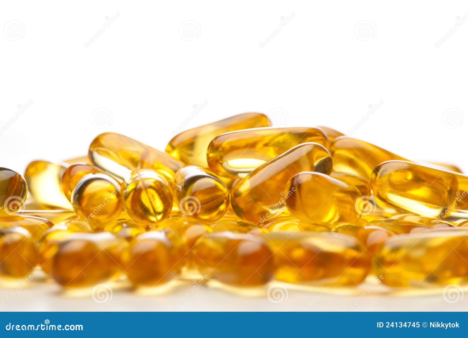 Omega-3 Fish Fat Oil Capsules Stock Image - Image of health, macro ...
