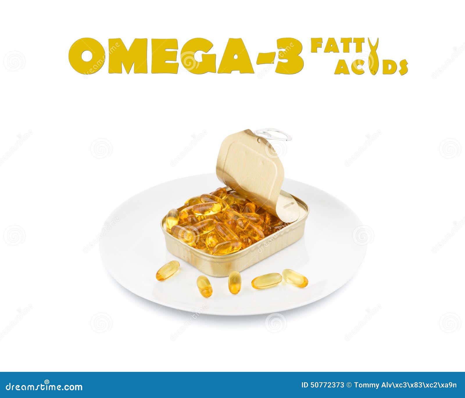 Omega 3 fatty acids stock image. Image of supplement - 50772373