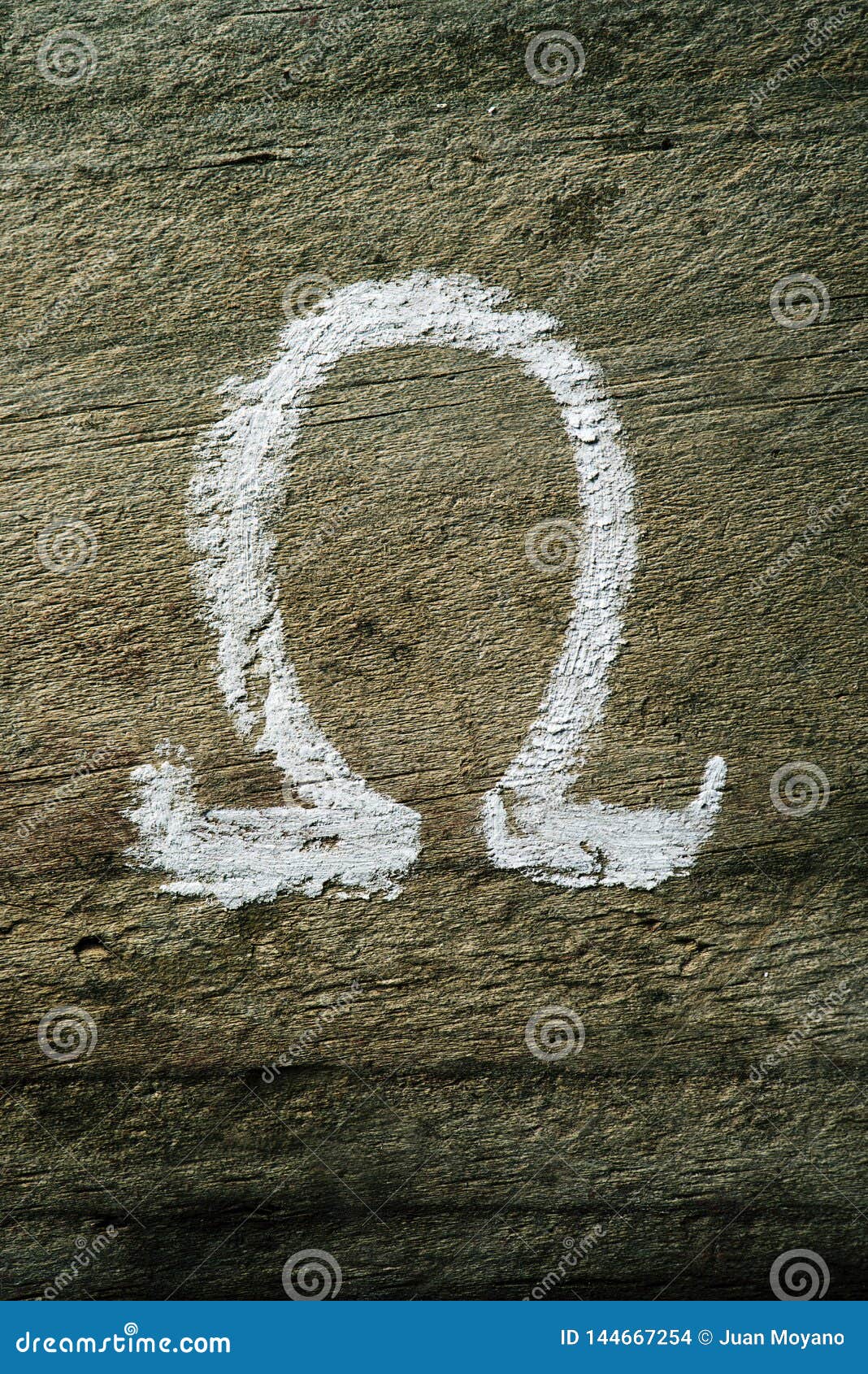 Omega Letter on a Wooden Surface Stock Photo - Image of omega, christ ...
