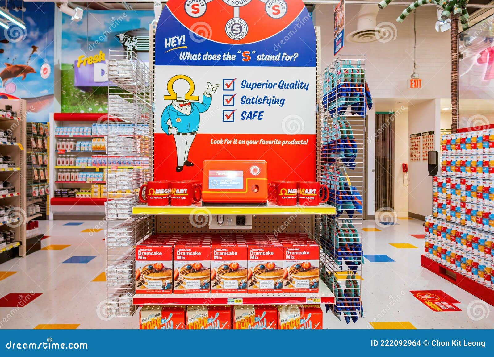 Omega Mart of the Area 15 editorial stock image. Image of meow - 222092964