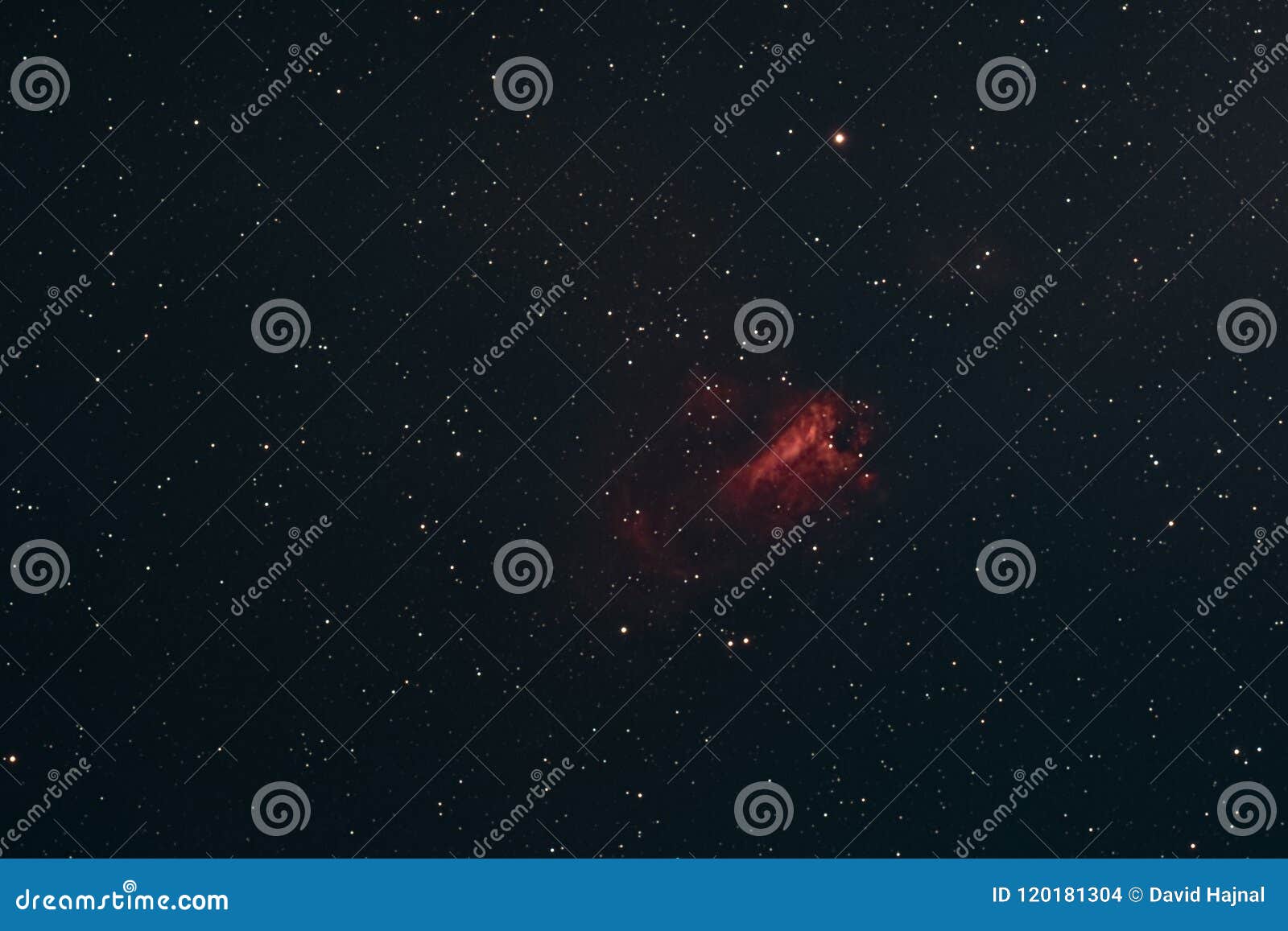 Omega Nebula stock photo. Image of science, telescope - 120181304