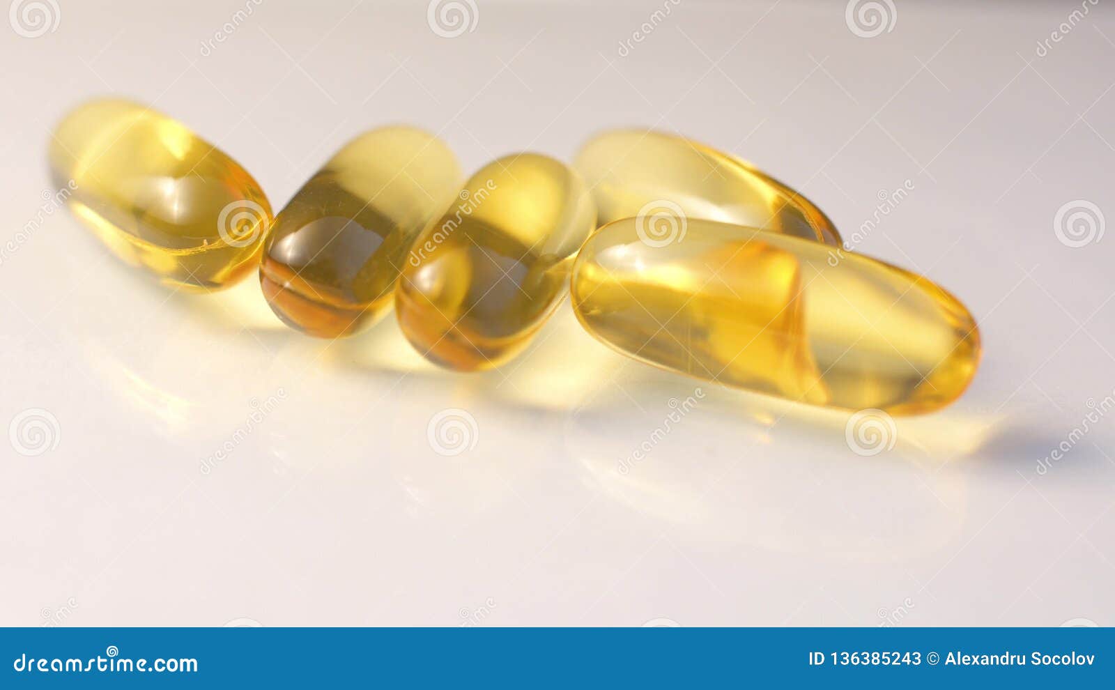 Omega 3 Pills Isolated on White Background Stock Video - Video of fish ...