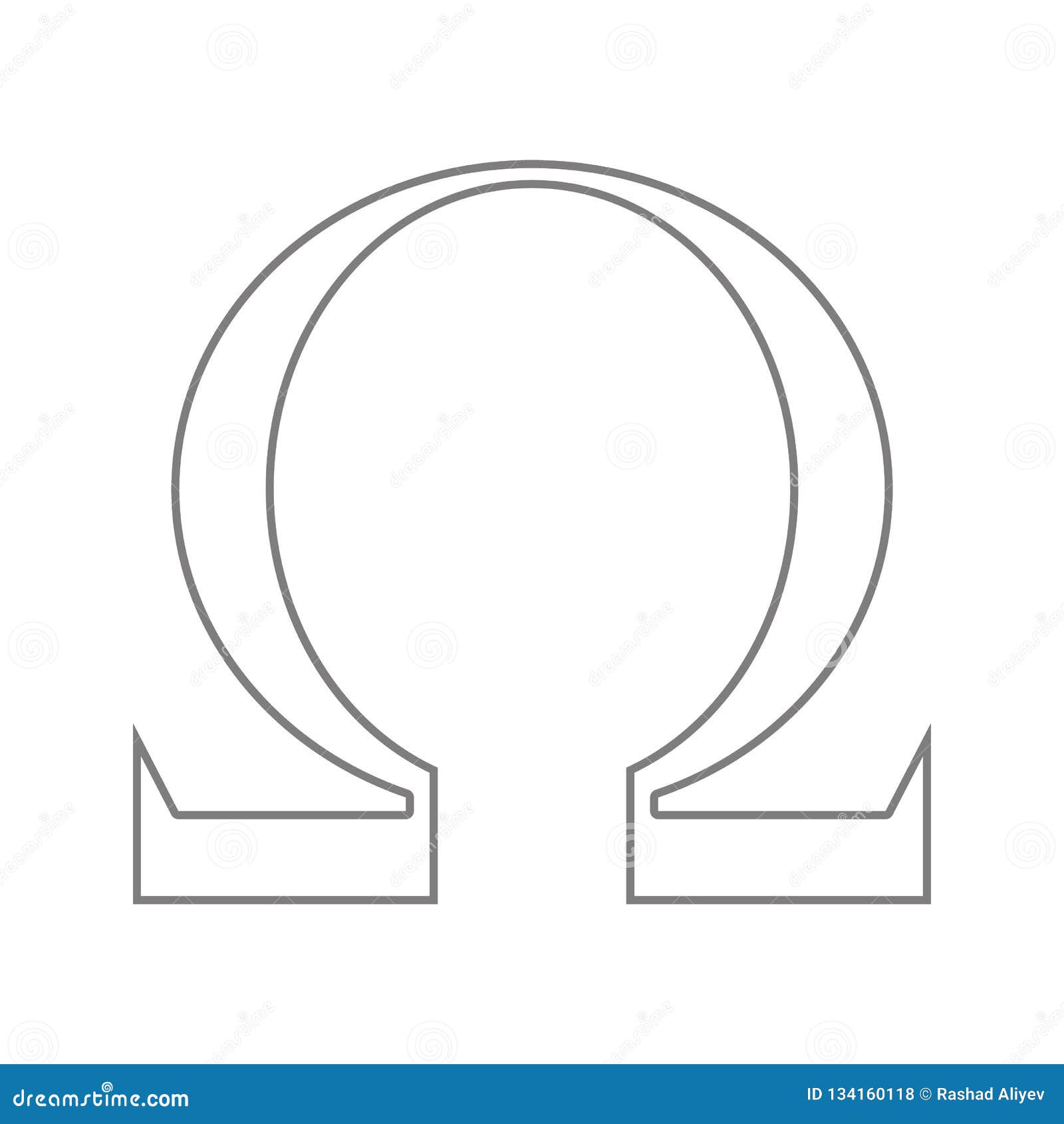 Omega Sign Icon. Element of Cyber Security for Mobile Concept and Web ...