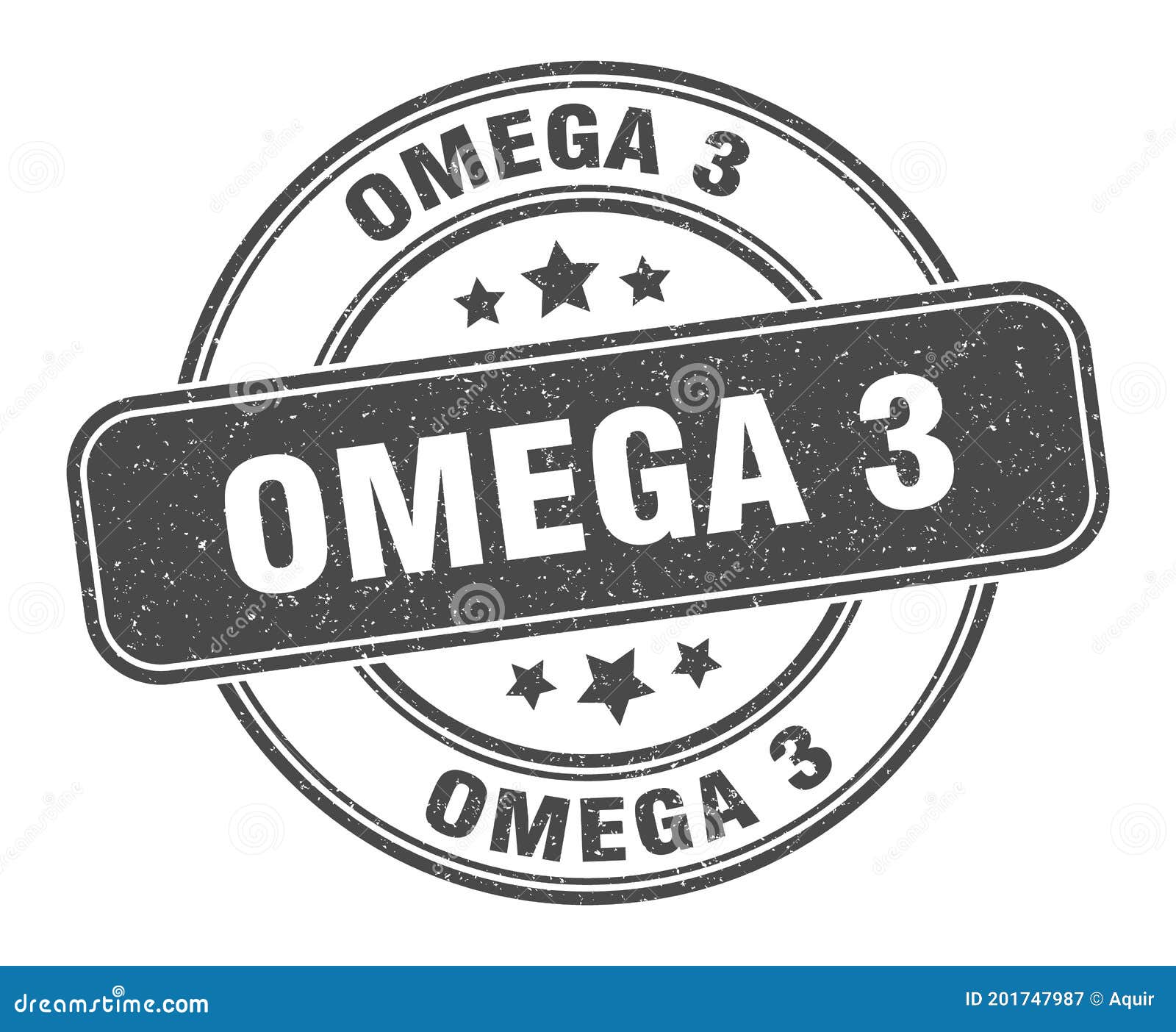 Omega 3 Stamp. Omega 3 Label. Round Grunge Sign Stock Vector ...