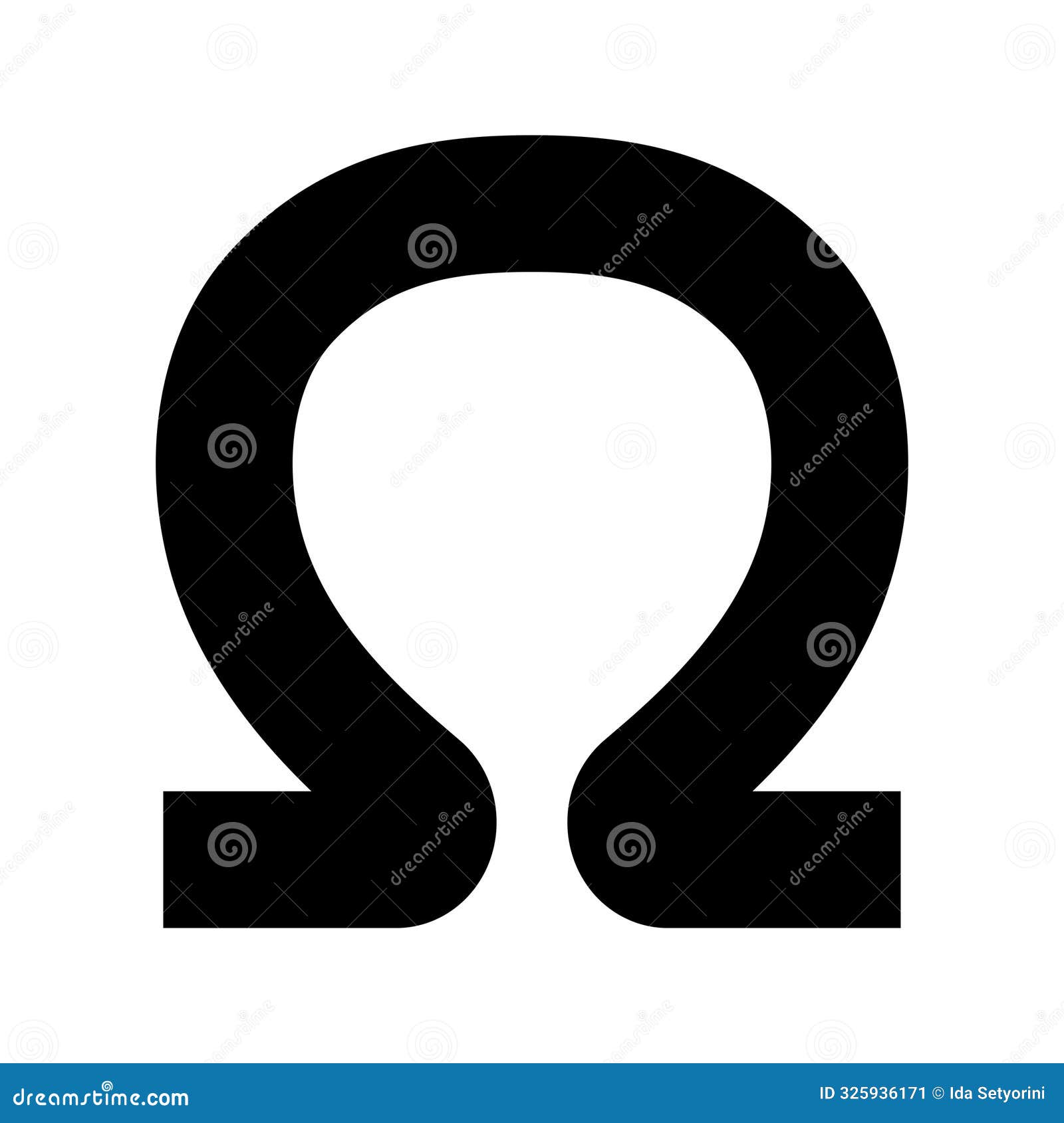 Omega Symbol Cartoon Vector | CartoonDealer.com #38350697