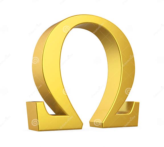 Omega Symbol Isolated stock illustration. Illustration of symbol ...