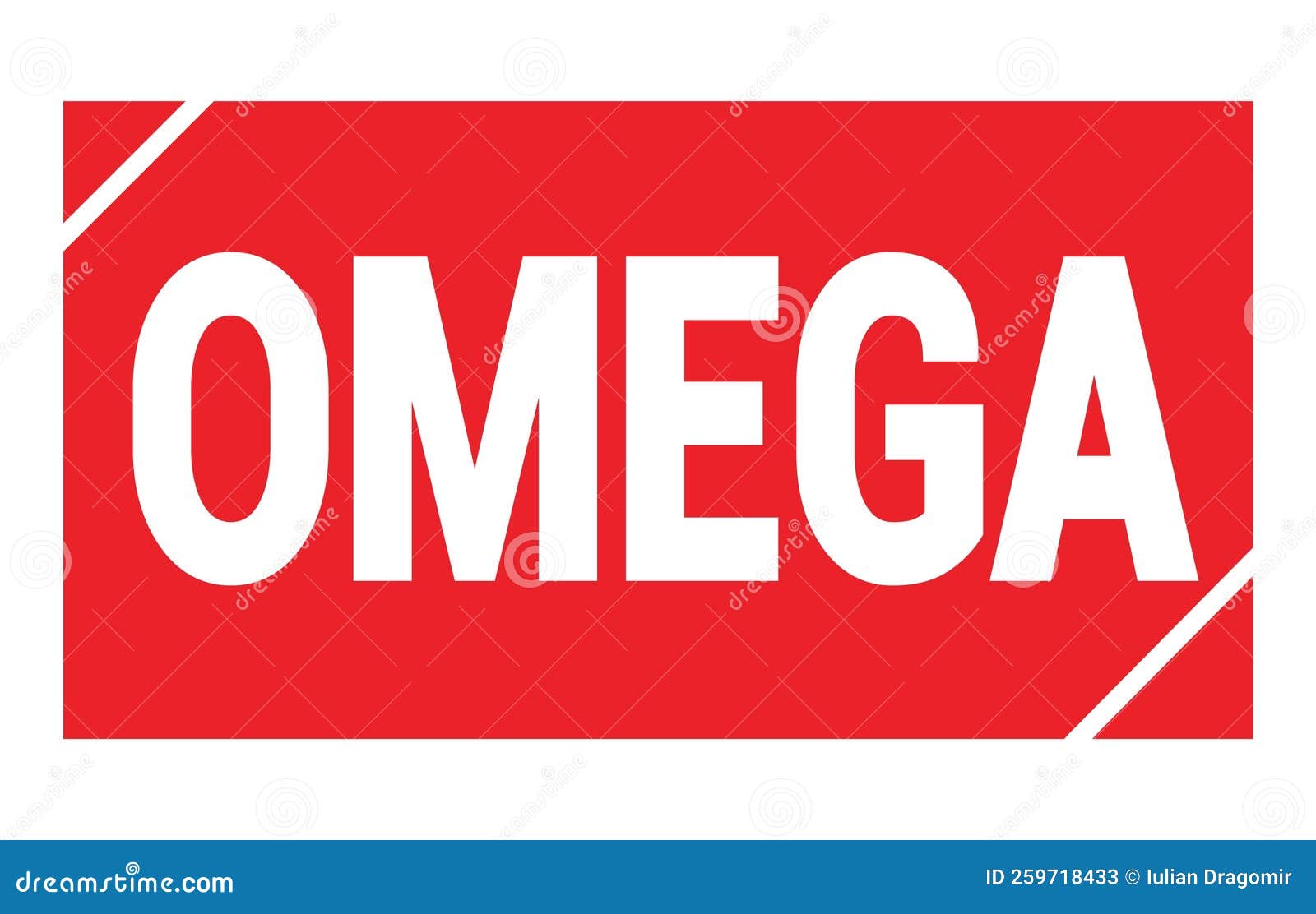 OMEGA Text Written on Red Stamp Sign Stock Illustration - Illustration ...