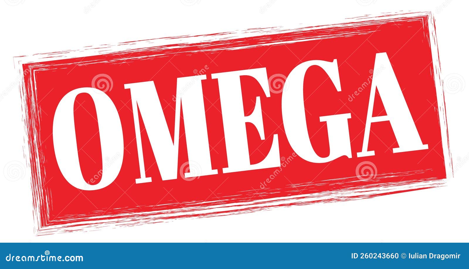 OMEGA Text Written on Red Stamp Sign Stock Illustration - Illustration ...