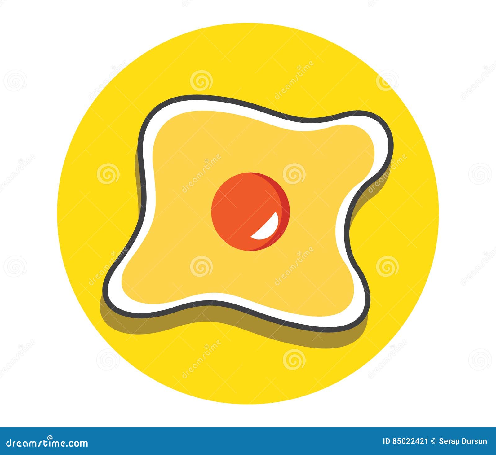 Omelet Icon Design stock illustration. Illustration of cooking - 85022421