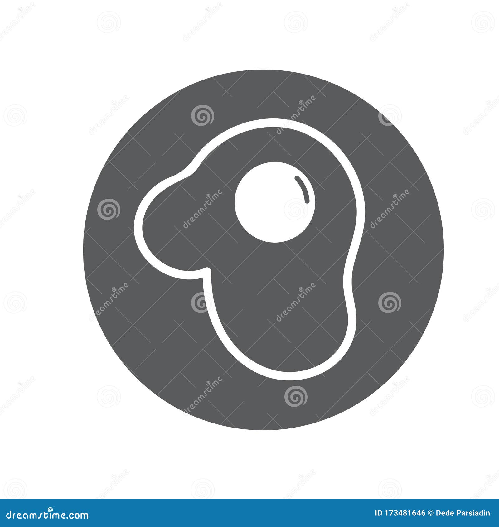 Omelet Icon. Egg Icon Vector Illustration Stock Vector - Illustration ...