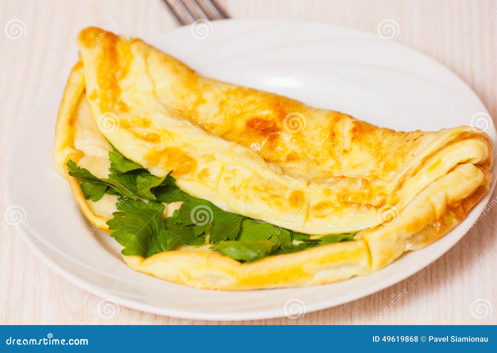 Omelet stock photo. Image of garnished, onions, meal - 49619868