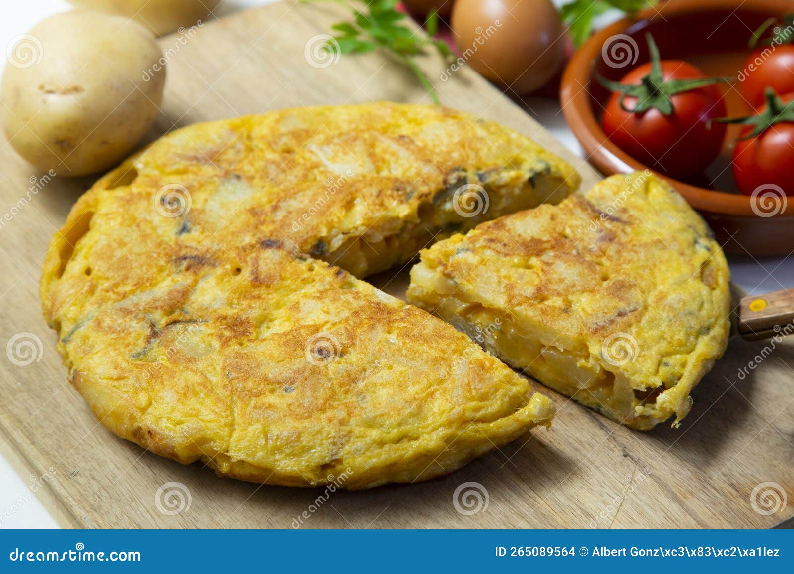 Omelette De Pommes De Terre Espagnole Recette Traditionnelle De Tapa