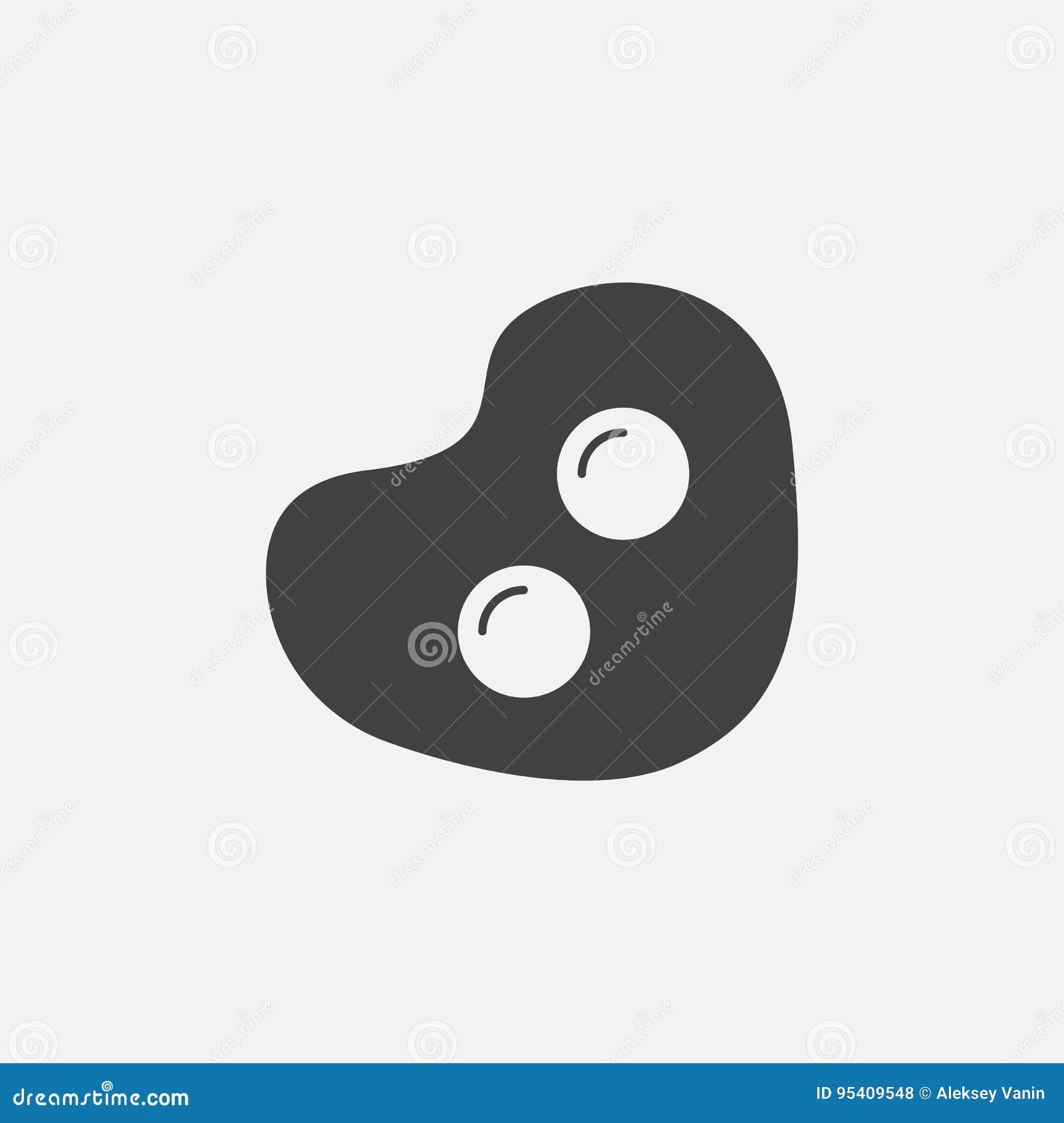 Omelette Icon Vector Isolated on White . Stock Vector - Illustration of ...