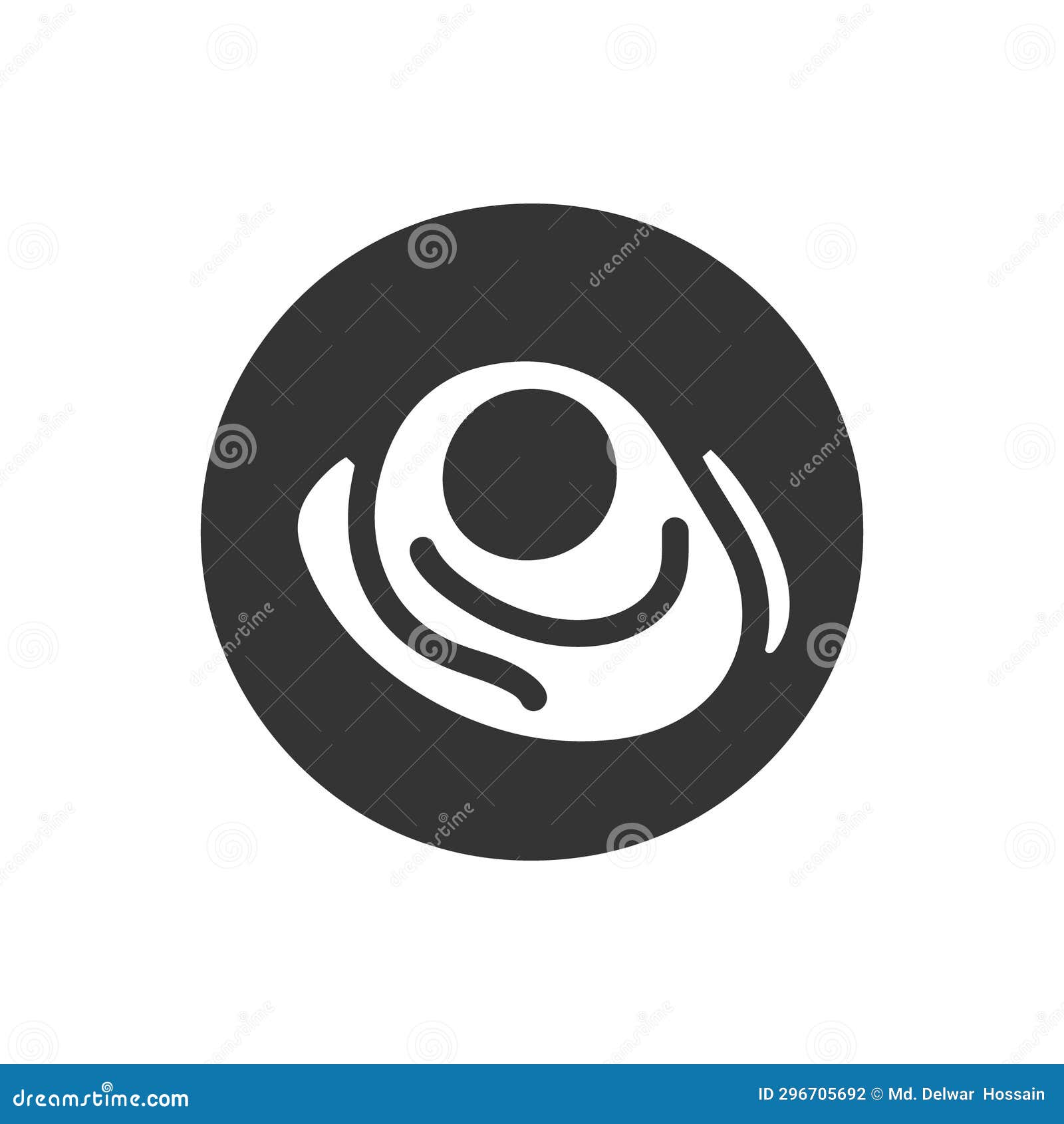 Omelette Icon stock vector. Illustration of symbol, sign - 296705692