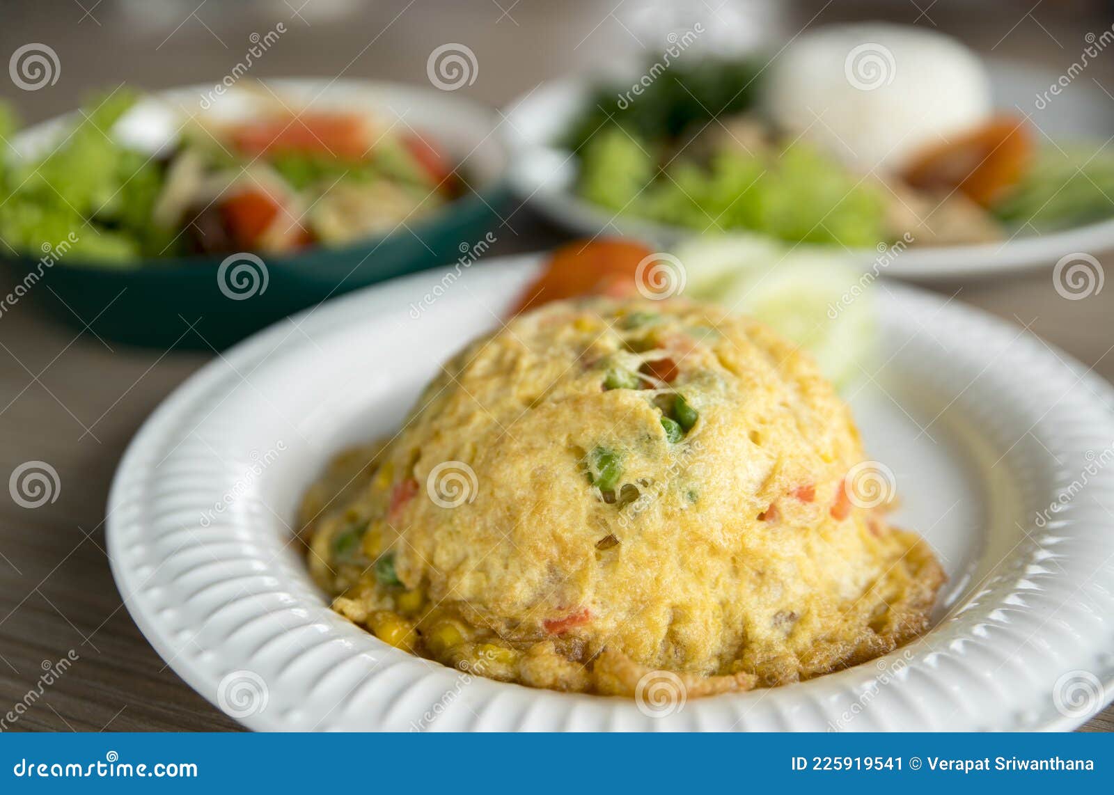 Omelette Rice With Demiglace Sauce Stock Photo | CartoonDealer.com ...
