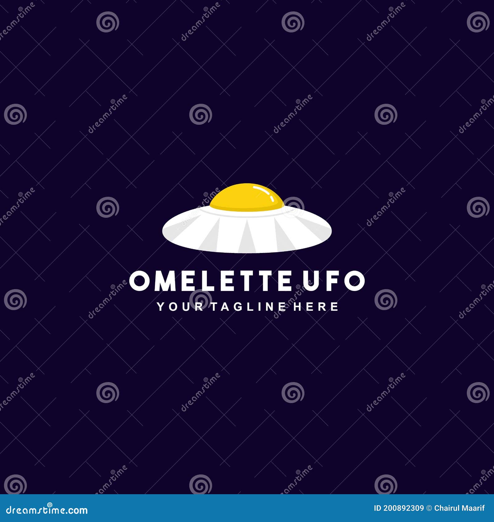 Omelette Logo Illustration Cartoon Vector | CartoonDealer.com #119869407