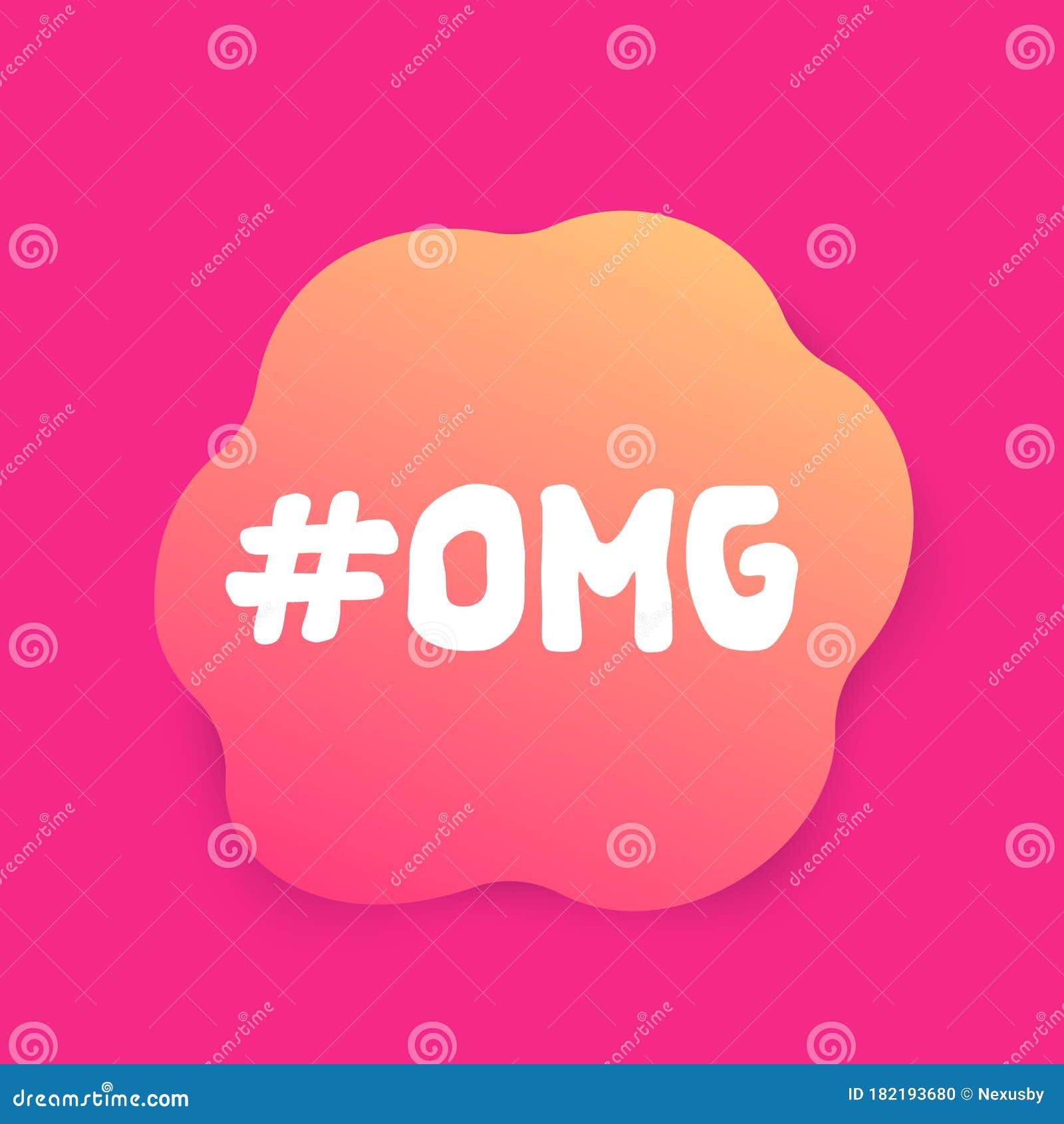 OMG text, vector stock illustration. Illustration of easy - 182193680